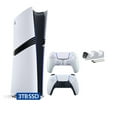 PlayStation 5 Pro 3TB SSD Digital Console with Two Controllers, White ...