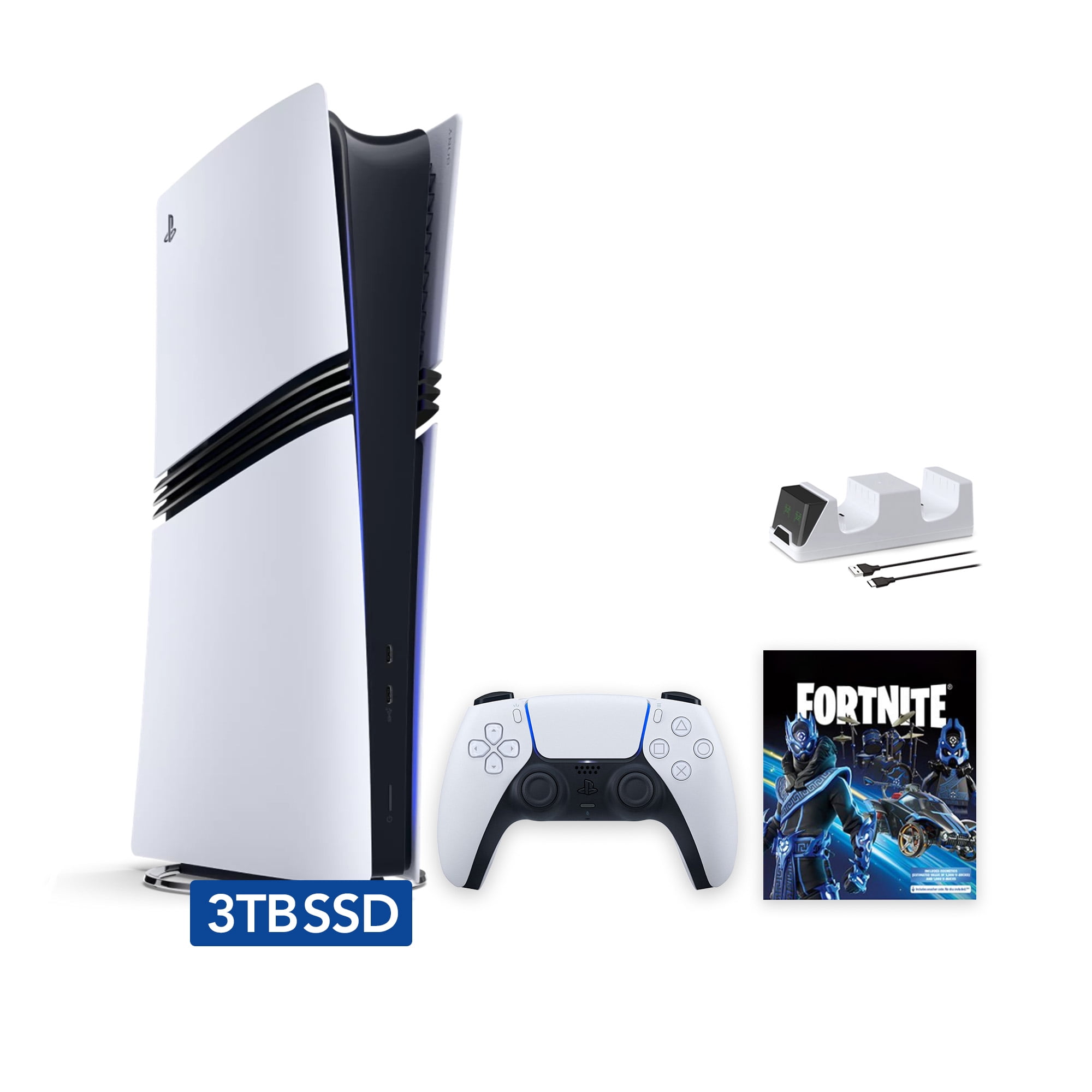 Customer reviews for PlayStation 5 Pro Upgraded 3TB Digital Edition Fortnite Cobalt Star Bundle ...