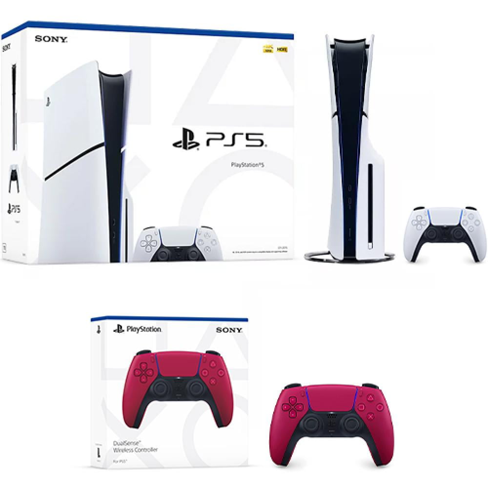 PlayStation 5 Slim Console + PlayStation 5 DualSense Wireless ...