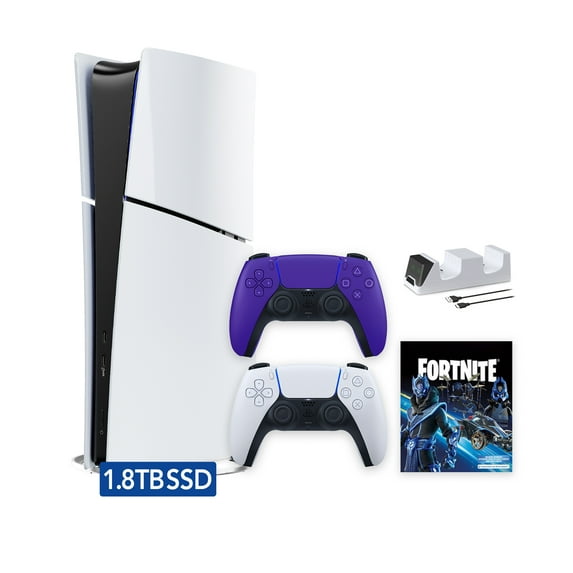 PlayStation 5 Slim Digital 1.8TB SSD Fortnite Cobalt Star Console with ...
