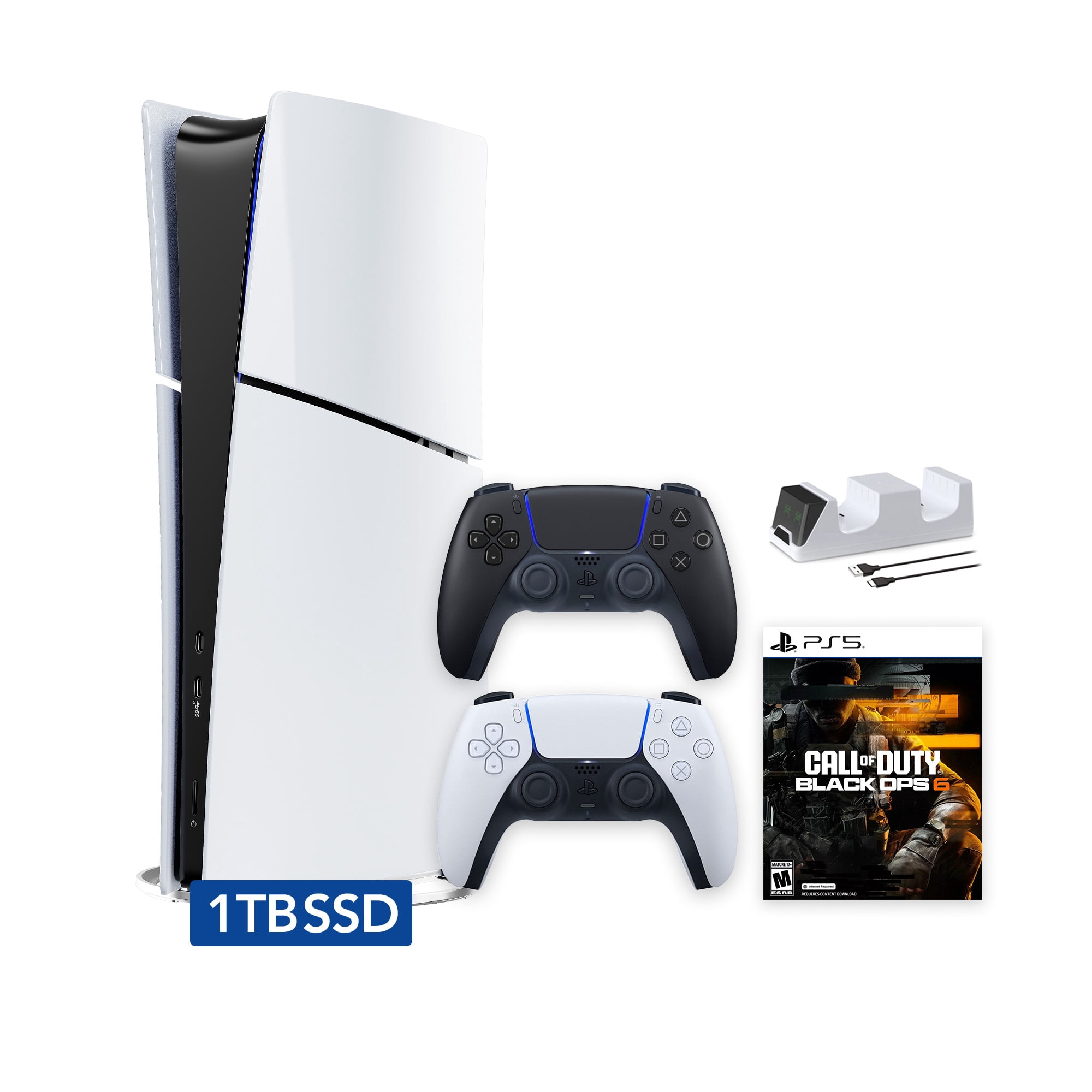 PlayStation 5 Slim Digital 1TB SSD Call of Duty Black Ops 6 Console ...