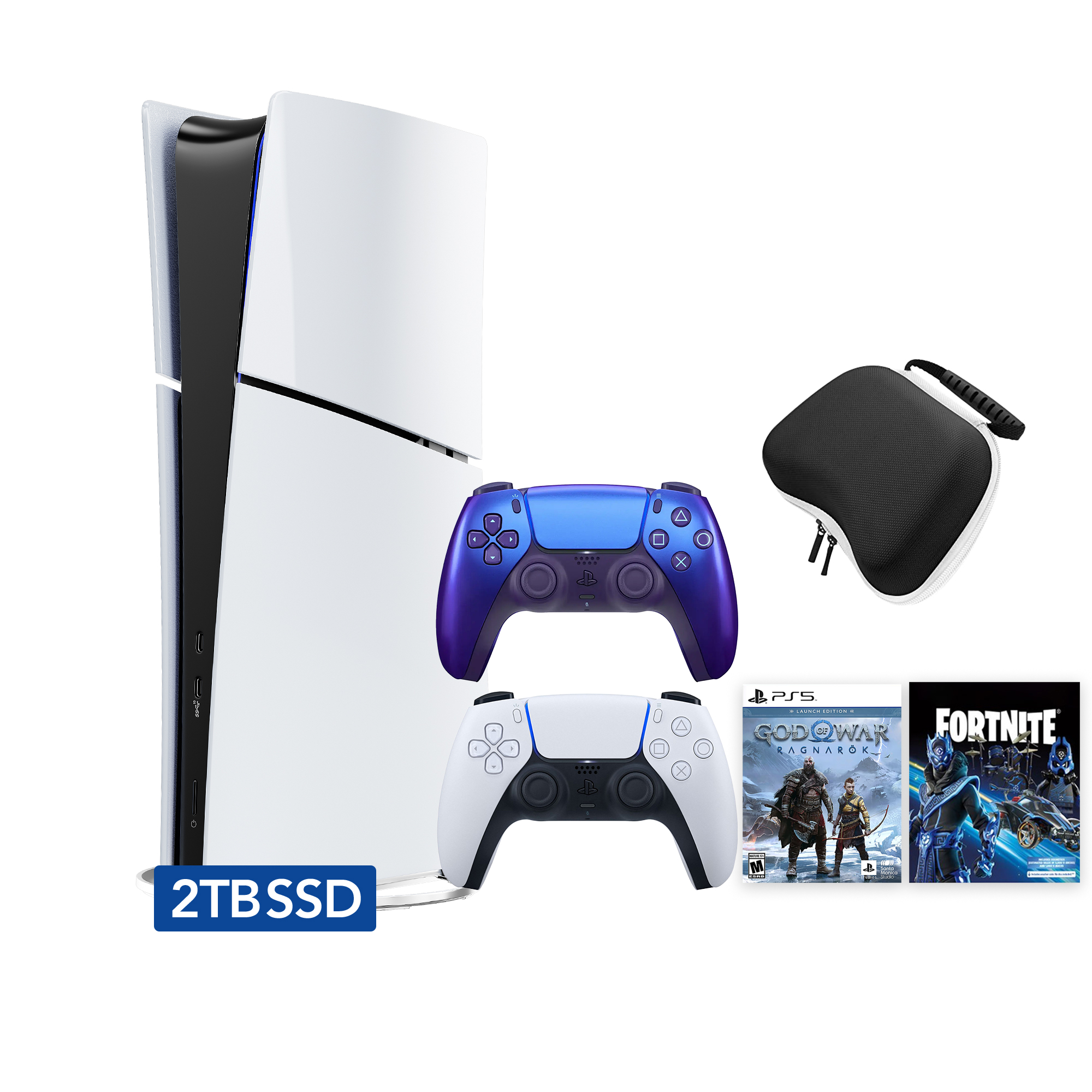 PlayStation 5 Slim Digital 2TB SSD Fortnite Cobalt Star Console Bundle ...