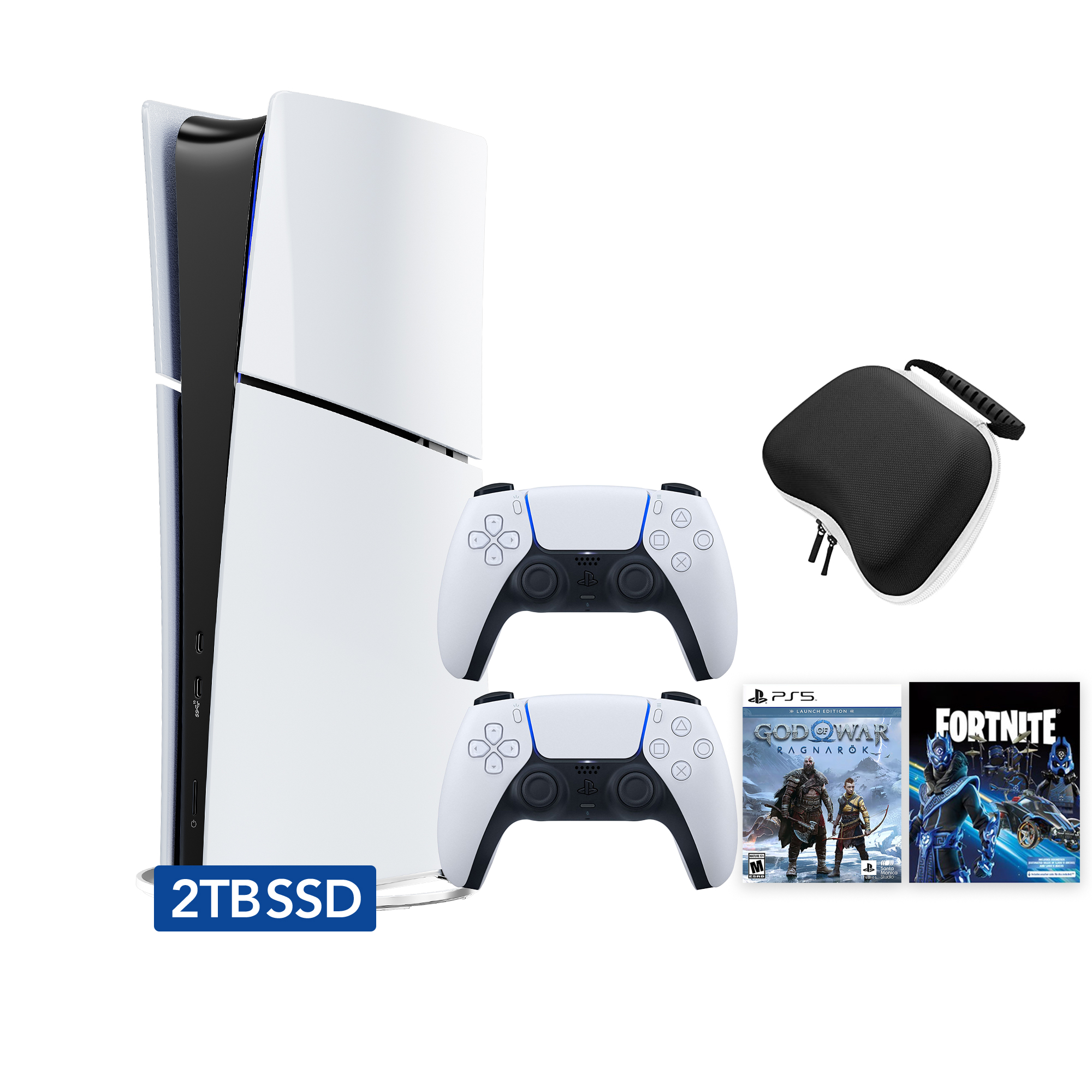 PlayStation 5 Slim Digital 2TB SSD Fortnite Cobalt Star Console Bundle ...