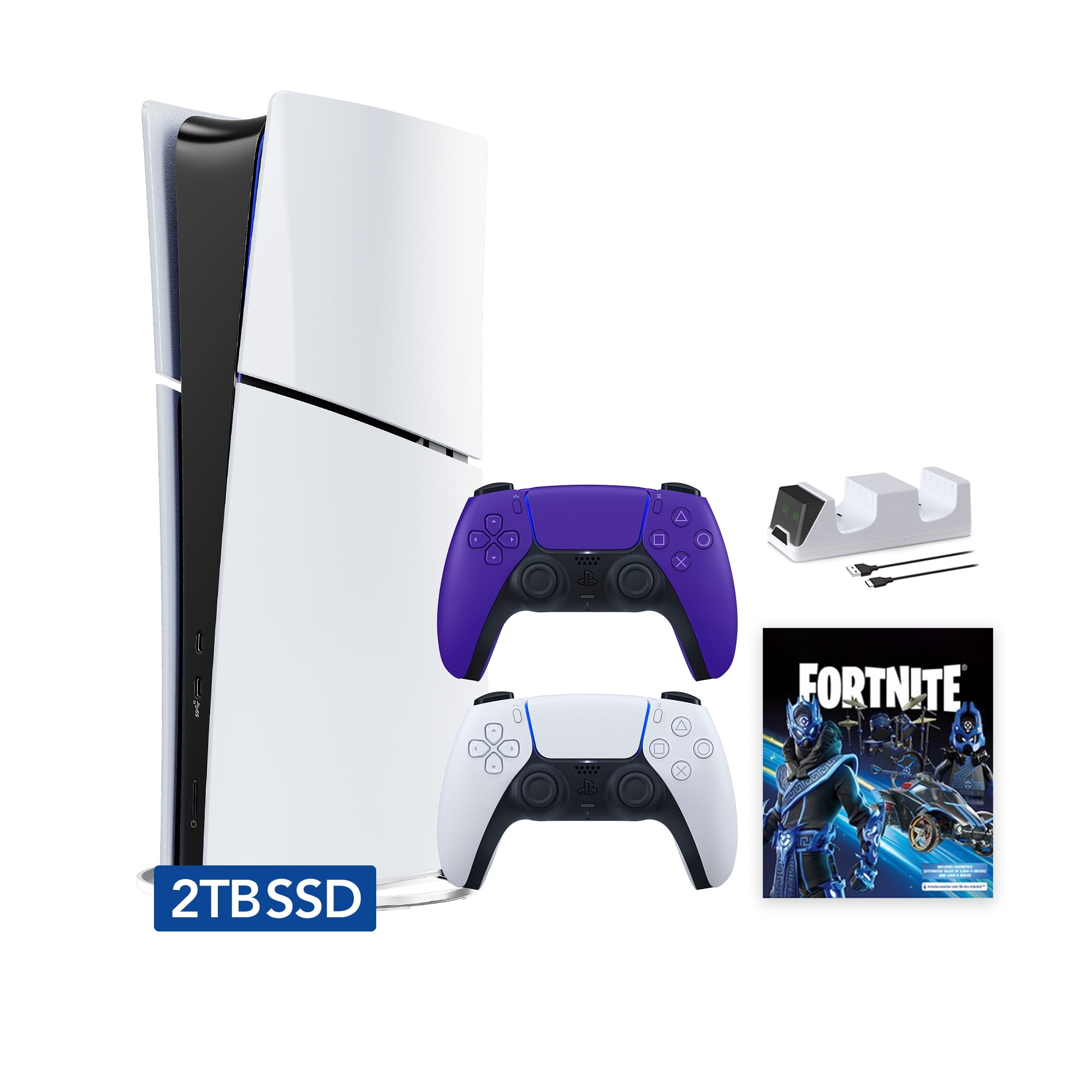 PlayStation 5 Slim Digital 2TB SSD Fortnite Cobalt Star Console with ...
