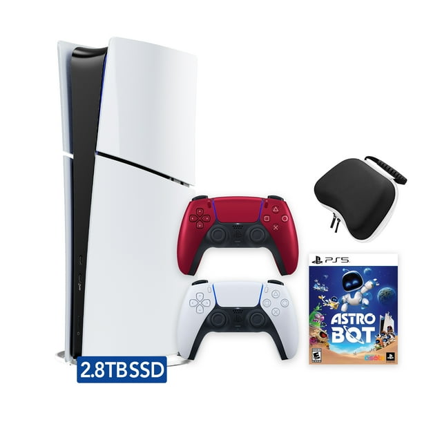 PlayStation 5 Slim Digital 2.8TB SSD ASTRO BOT Console with Two ...