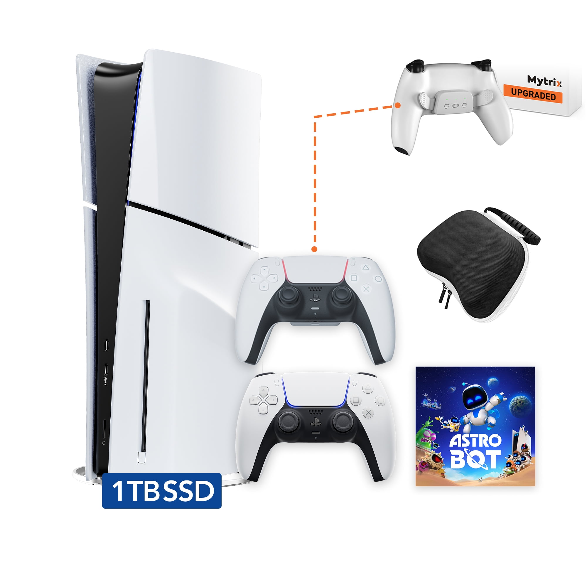 PlayStation 5 Slim Disc 1TB SSD ASTRO BOT Bundle, an Additional Mytrix ...
