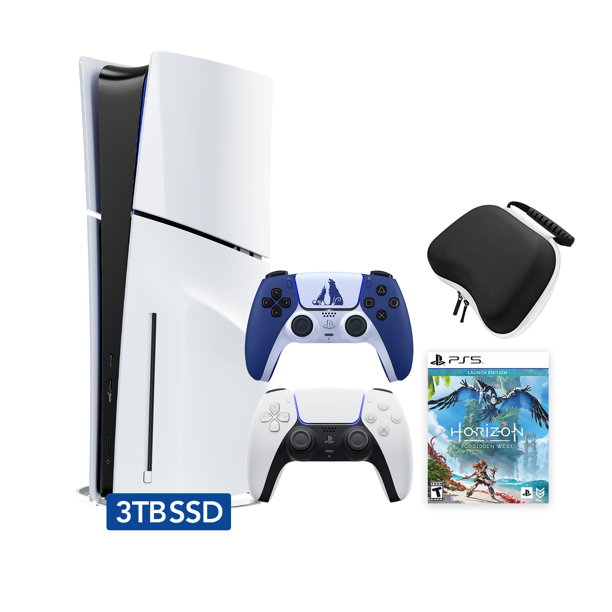 PlayStation 5 Slim Disc 3TB SSD Edition Horizon Forbidden West Bundle ...