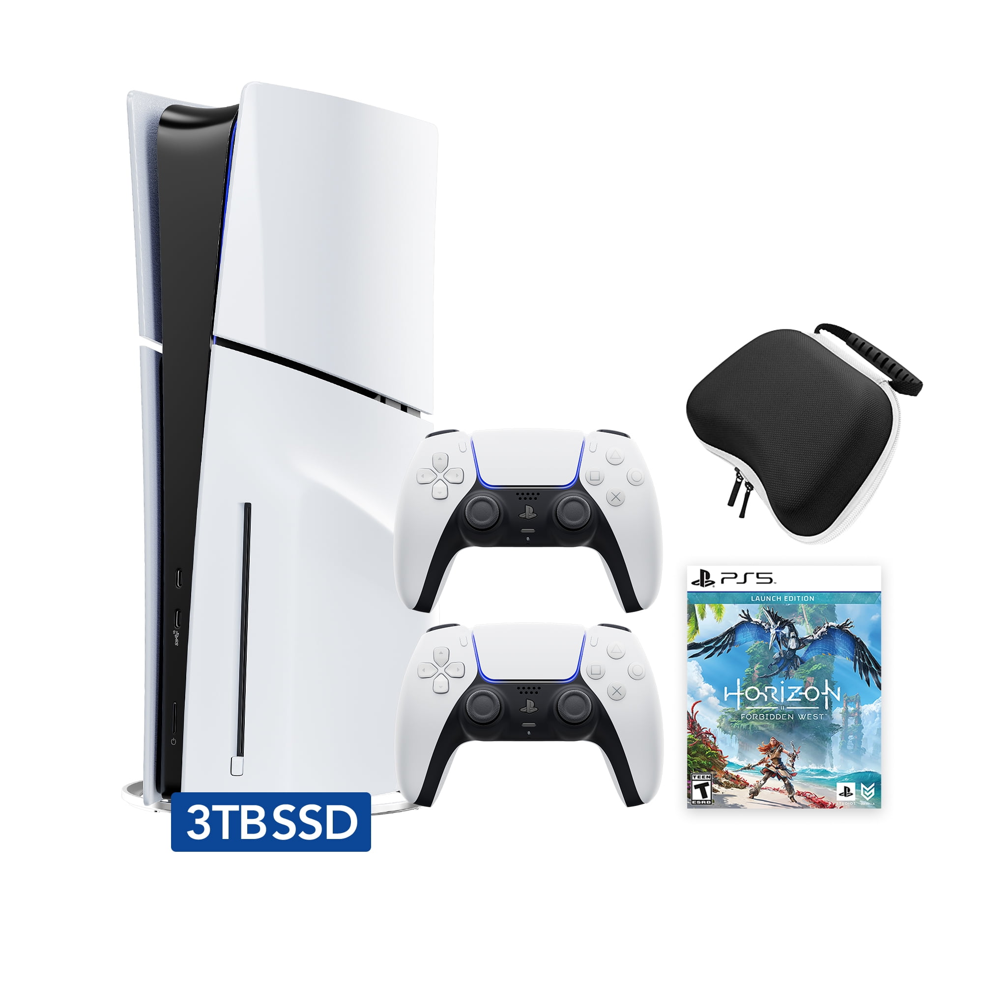 PlayStation 5 Slim Disc 3TB SSD Edition Horizon Forbidden West Bundle ...