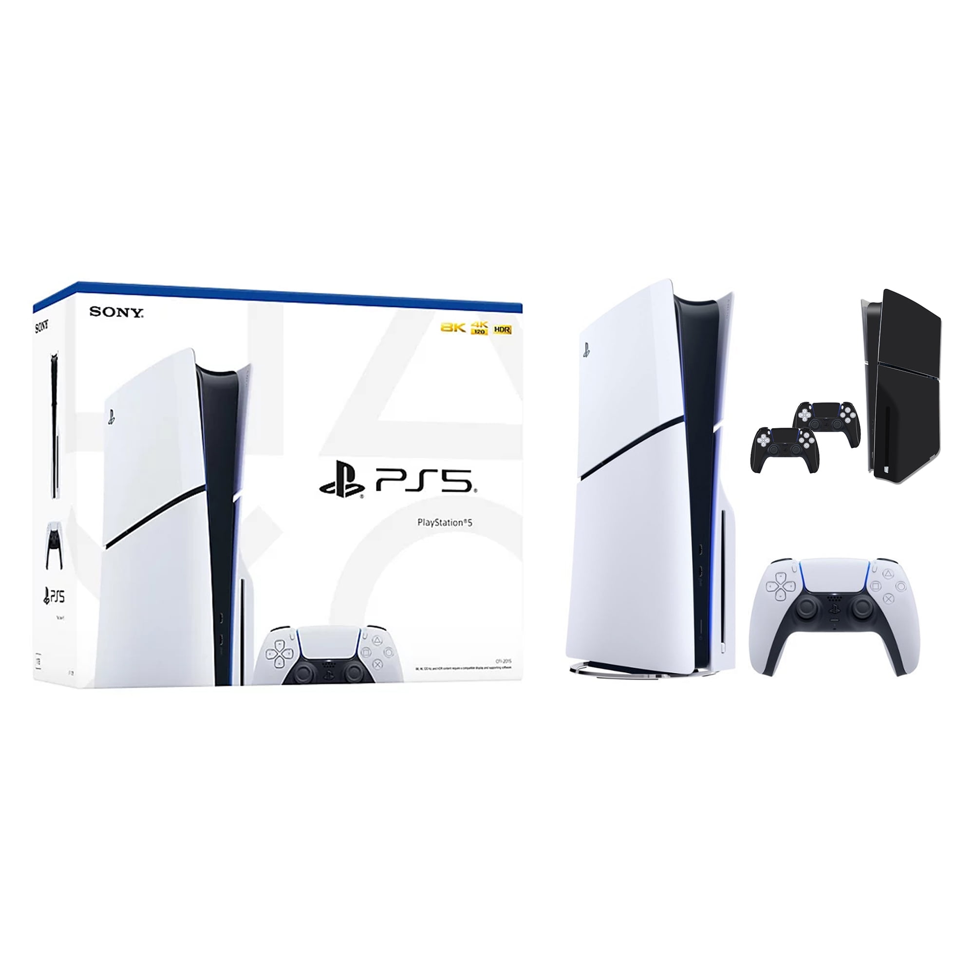 PlayStation 5 Slim Disc Version, 1TB SSD, AMD Ryzen Zen 8 Cores CPU ...