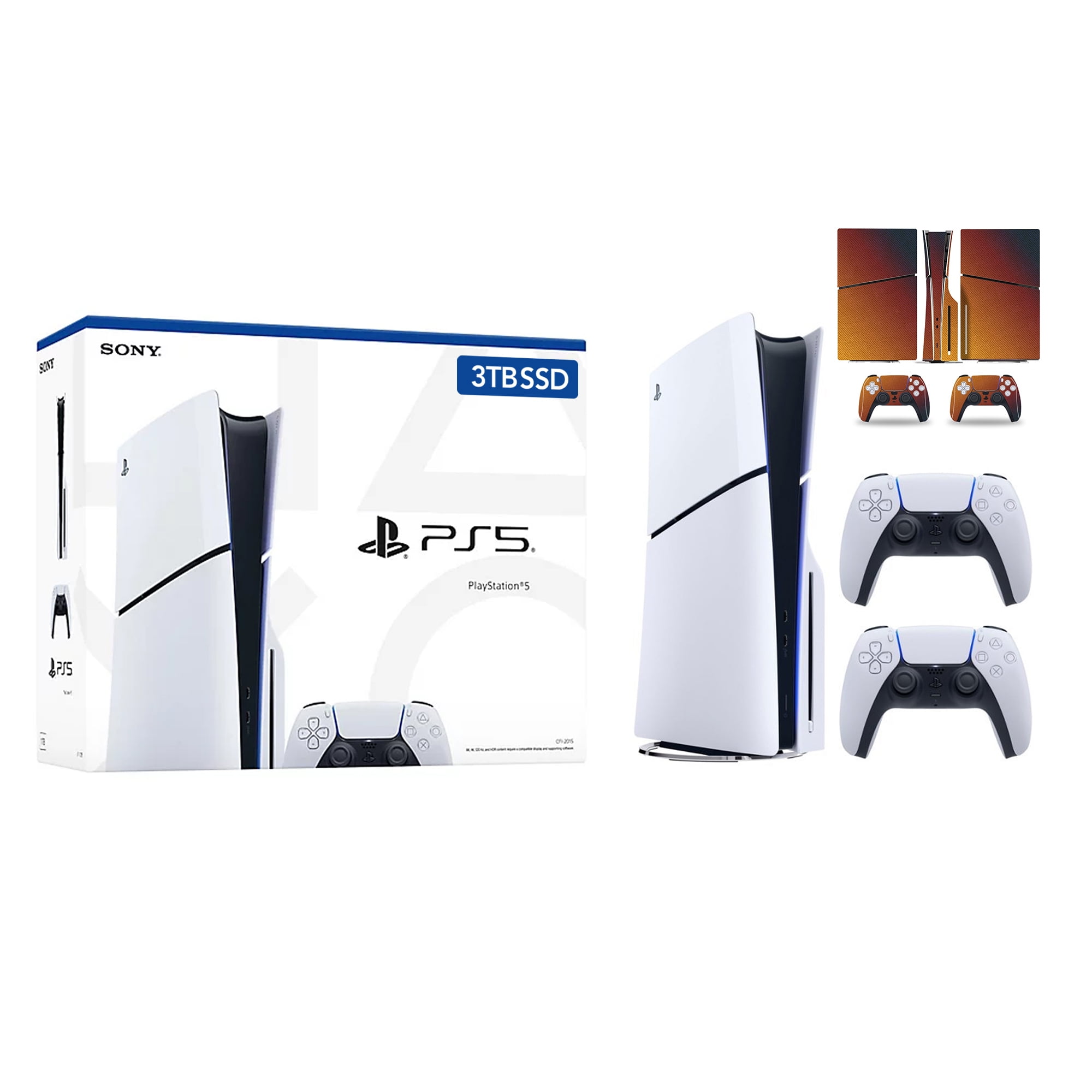 PlayStation 5 Slim Upgraded 3TB PCIe Gen 4 NVNe SSD Gaming Console Disc ...