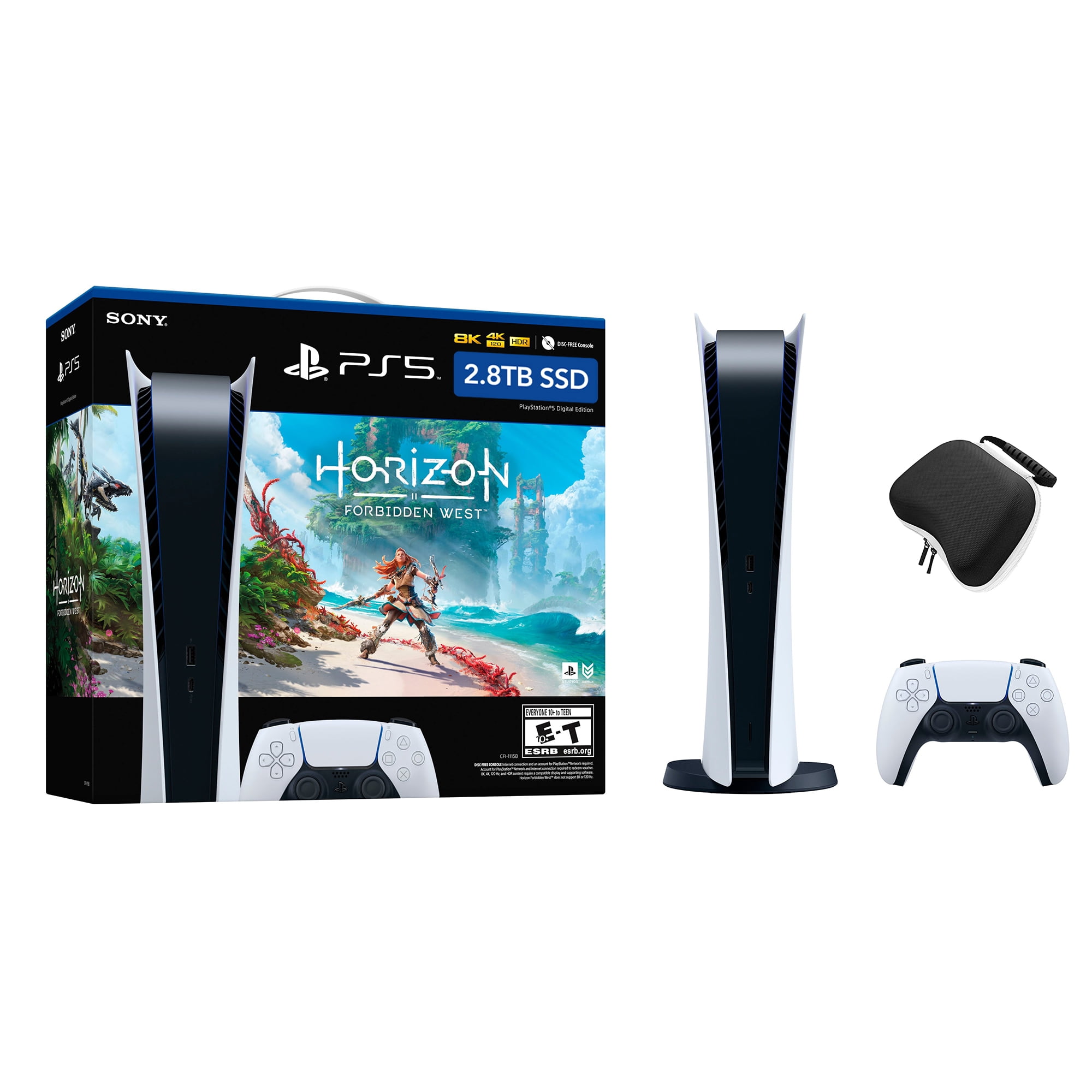 PlayStation 5 Upgraded 2.8TB Digital Edition Horizon Forbidden West ...