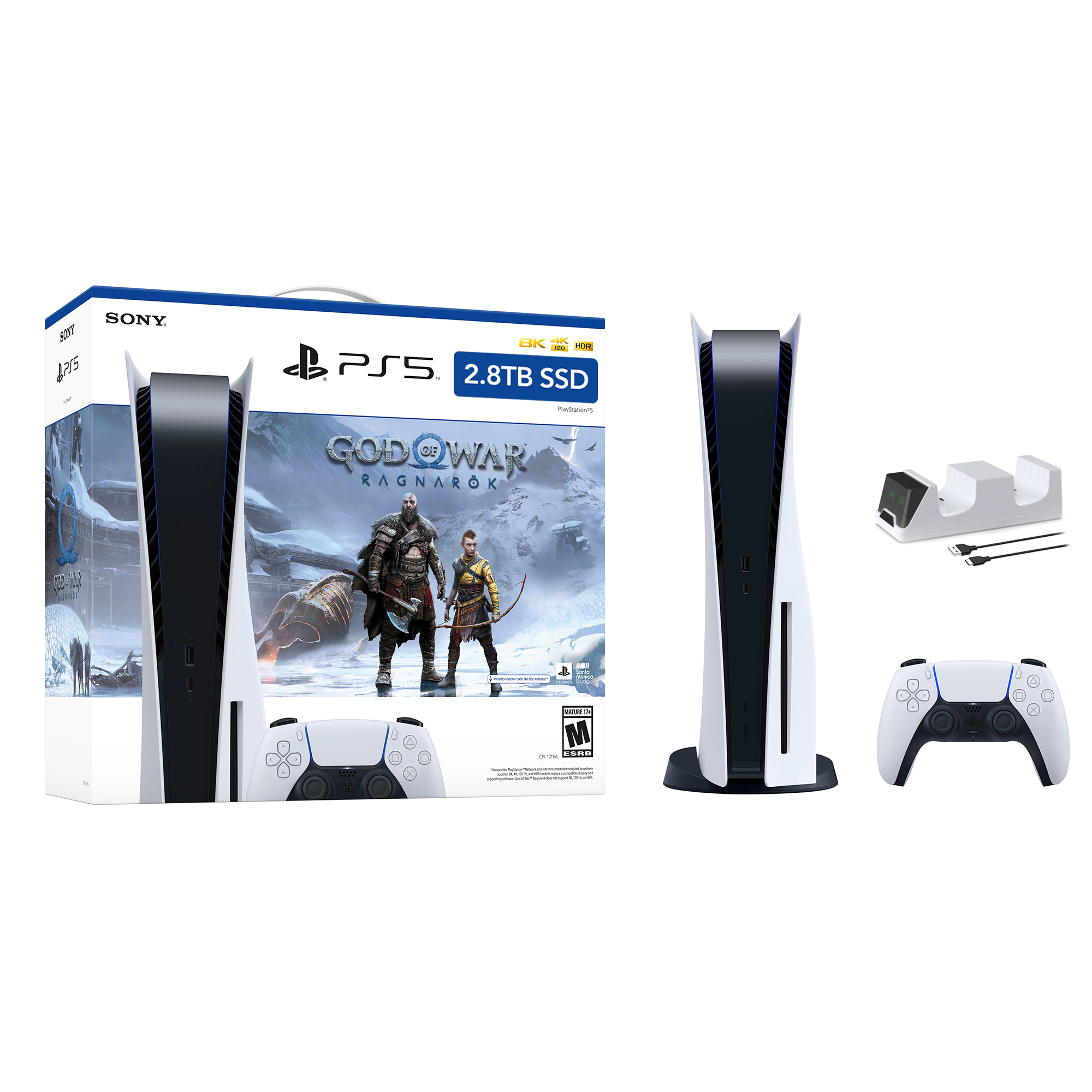 SONY 1000032624 PS5 GOD OF WAR RAGNAROK GAME CONSOLE - Walmart.com