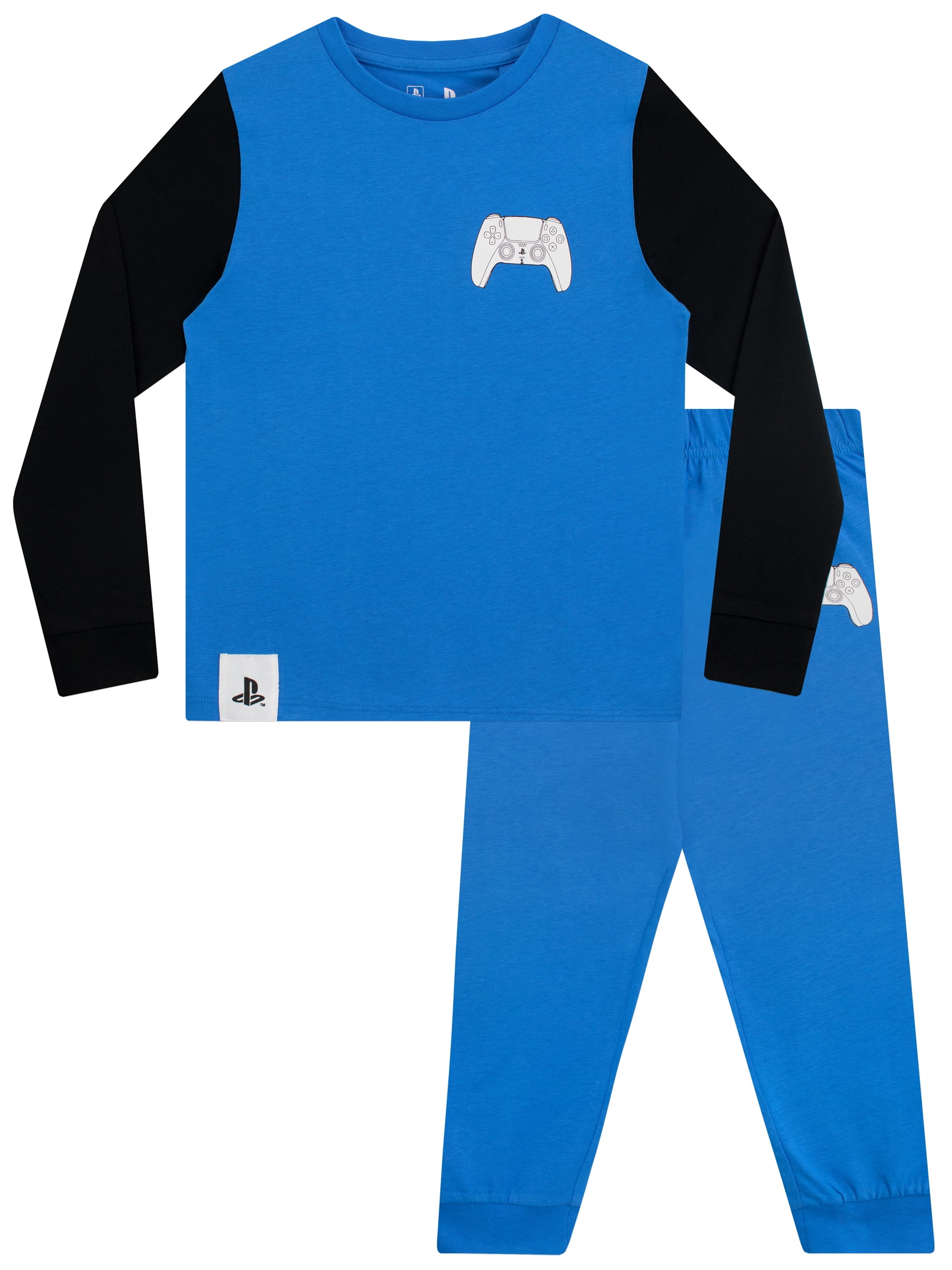 PlayStation Boys Gamer Set Long Sleeve Gaming Pajamas Sizes 6-18 ...