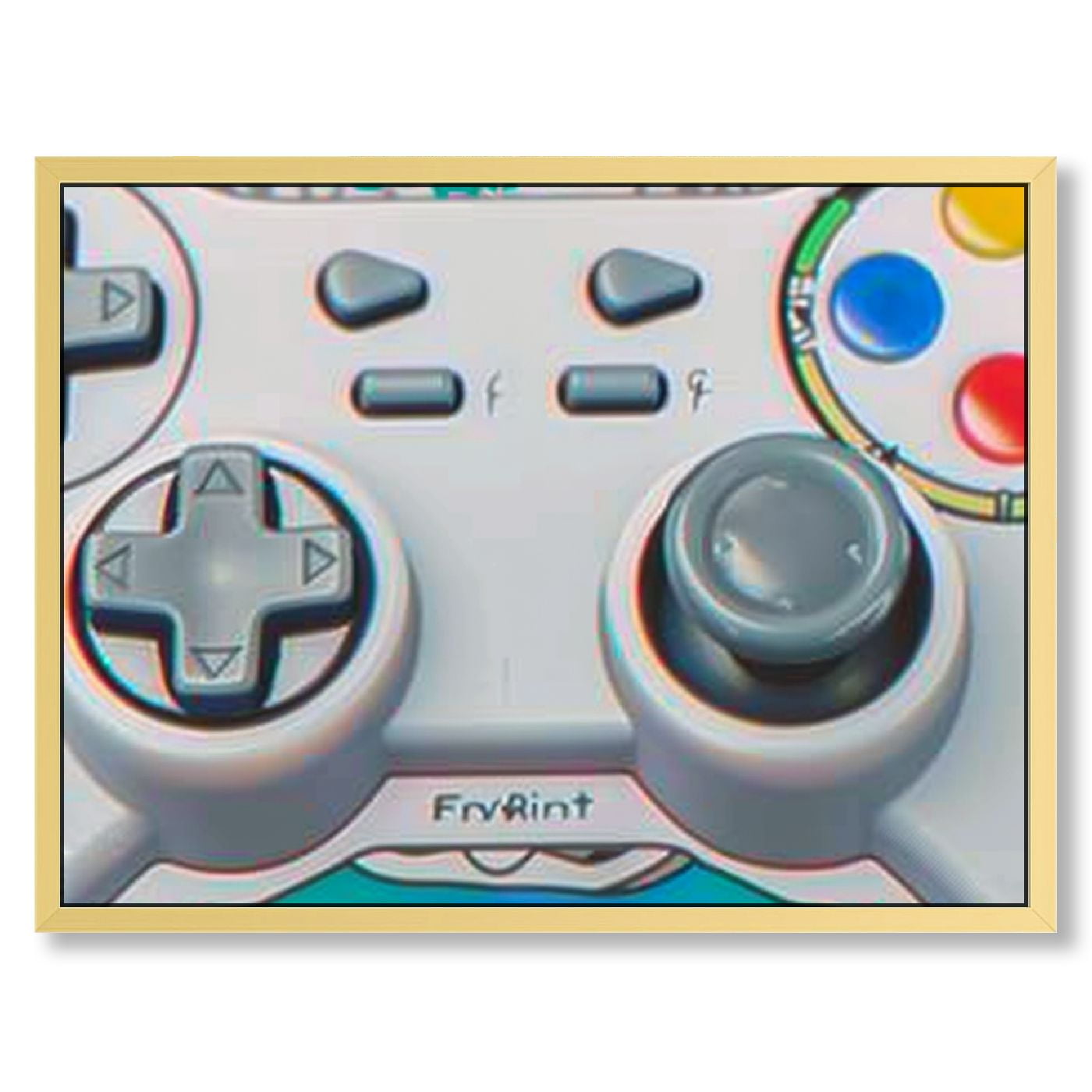 PlayStation Controller Gallery Wrapped Canvas Wall Decor - Classic PlayStation Wall Art for Game ...