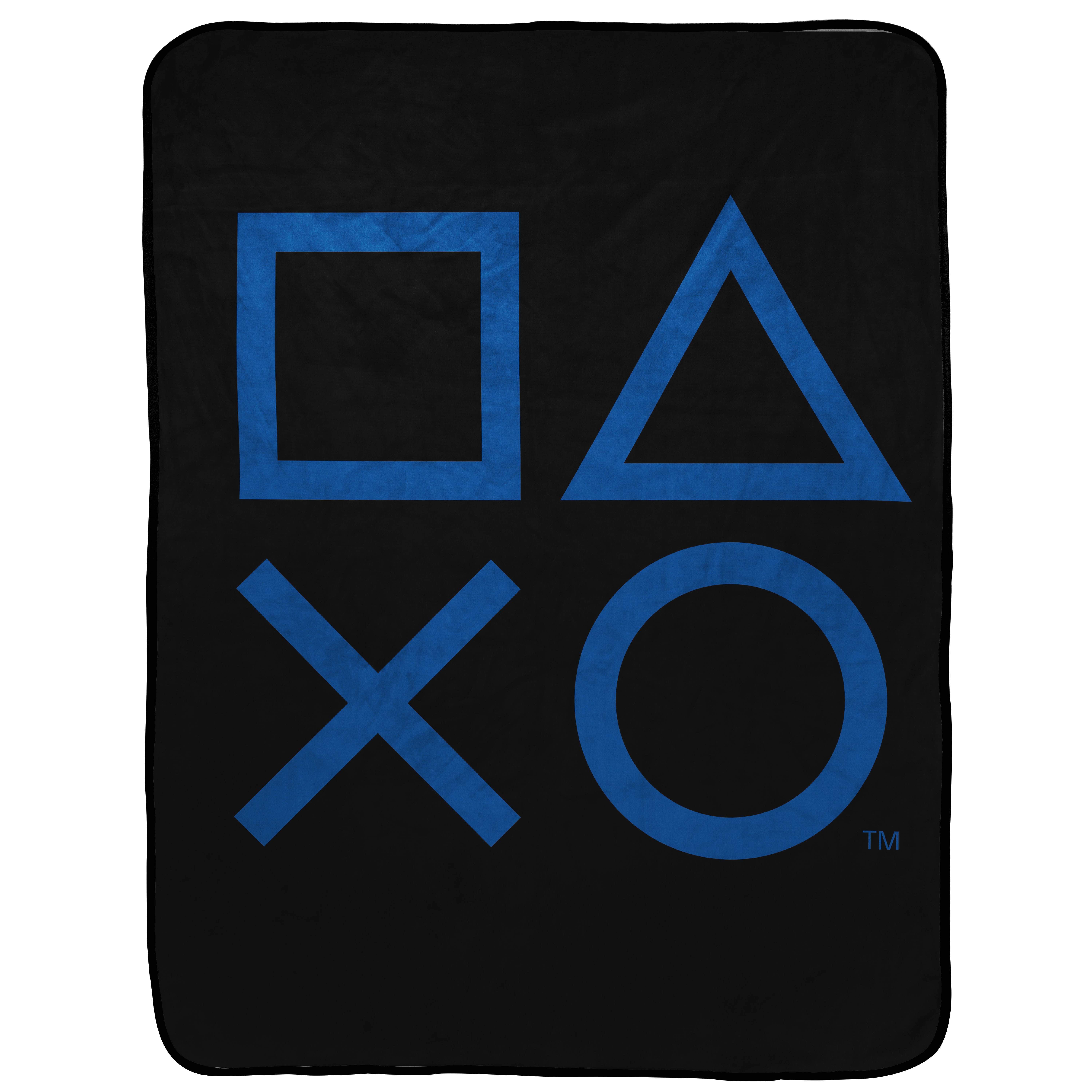 PlayStation Kids Throw Blanket, 46 x 60, Microfiber, Blue, Sony ...