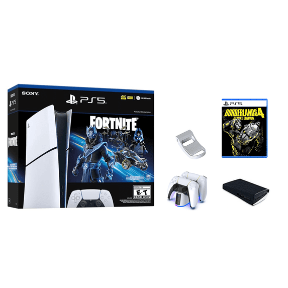 PlayStation _PS5 Console – Fortnite Cobalt Star Bundle (Digital Edition ...