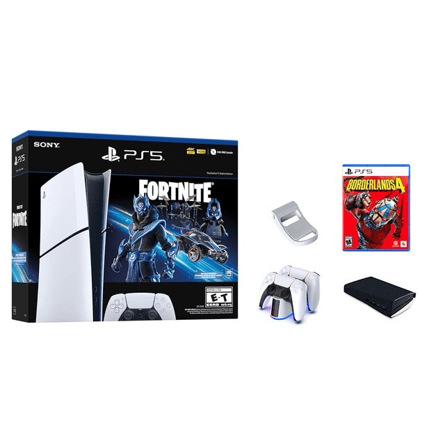 PlayStation _PS5 Console – Fortnite Cobalt Star Bundle (Digital Edition ...