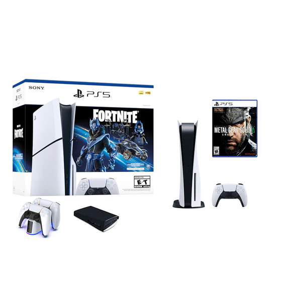 PlayStation _PS5 Console - Fortnite Cobalt Star Disc Edition + Metal ...