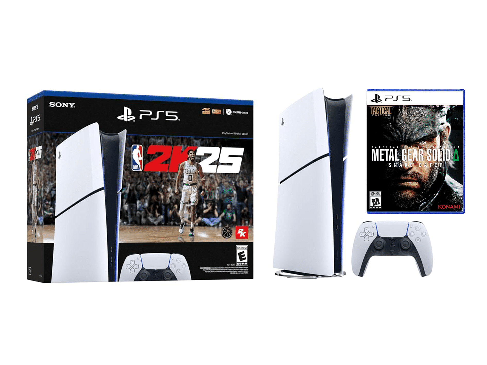 PlayStation _PS5® Digital Edition – NBA 2K25 Bundle + Metal Gear Solid ...