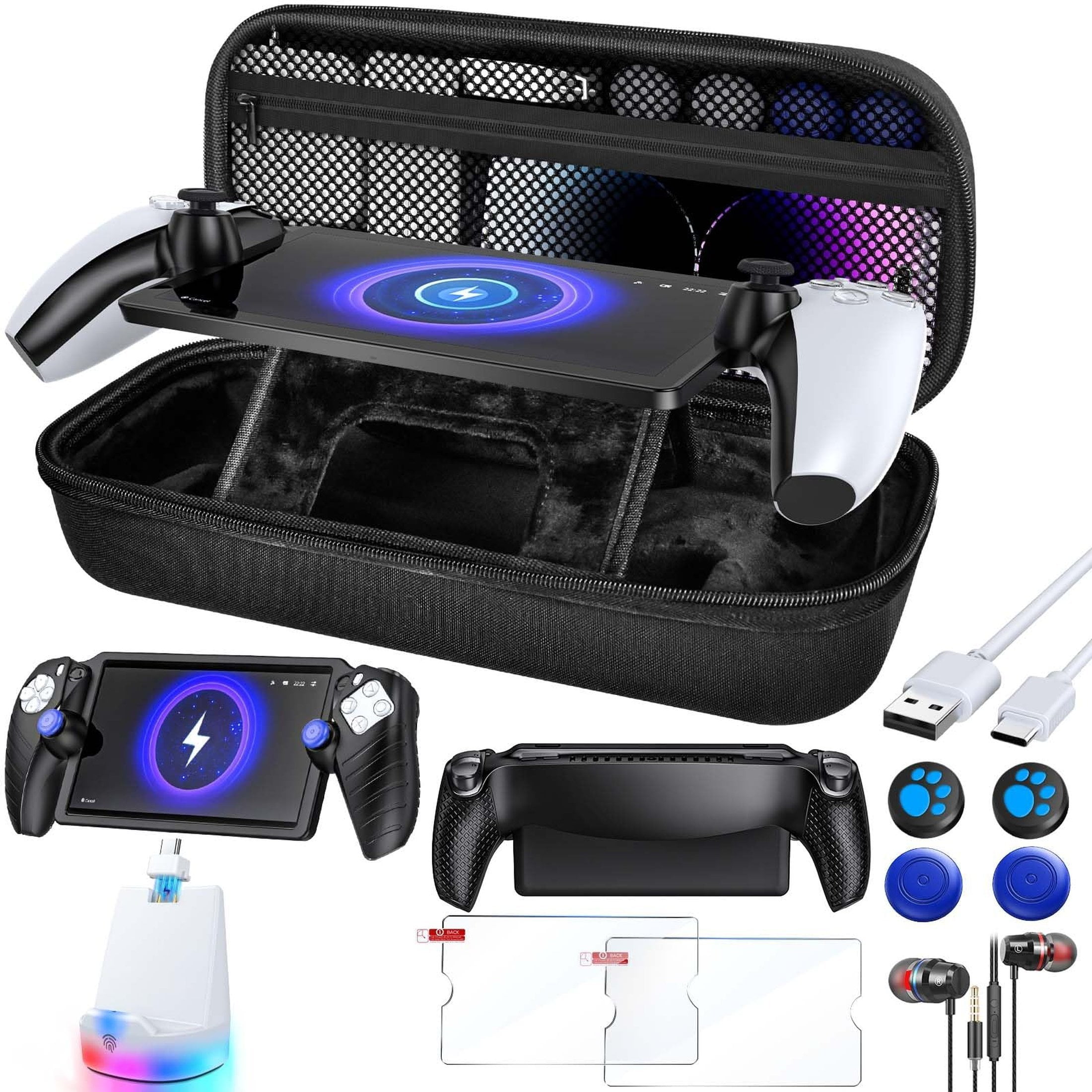 PlayStation Portal Ultimate Accessory Kit with RGB Dock and Protection - Walmart.com