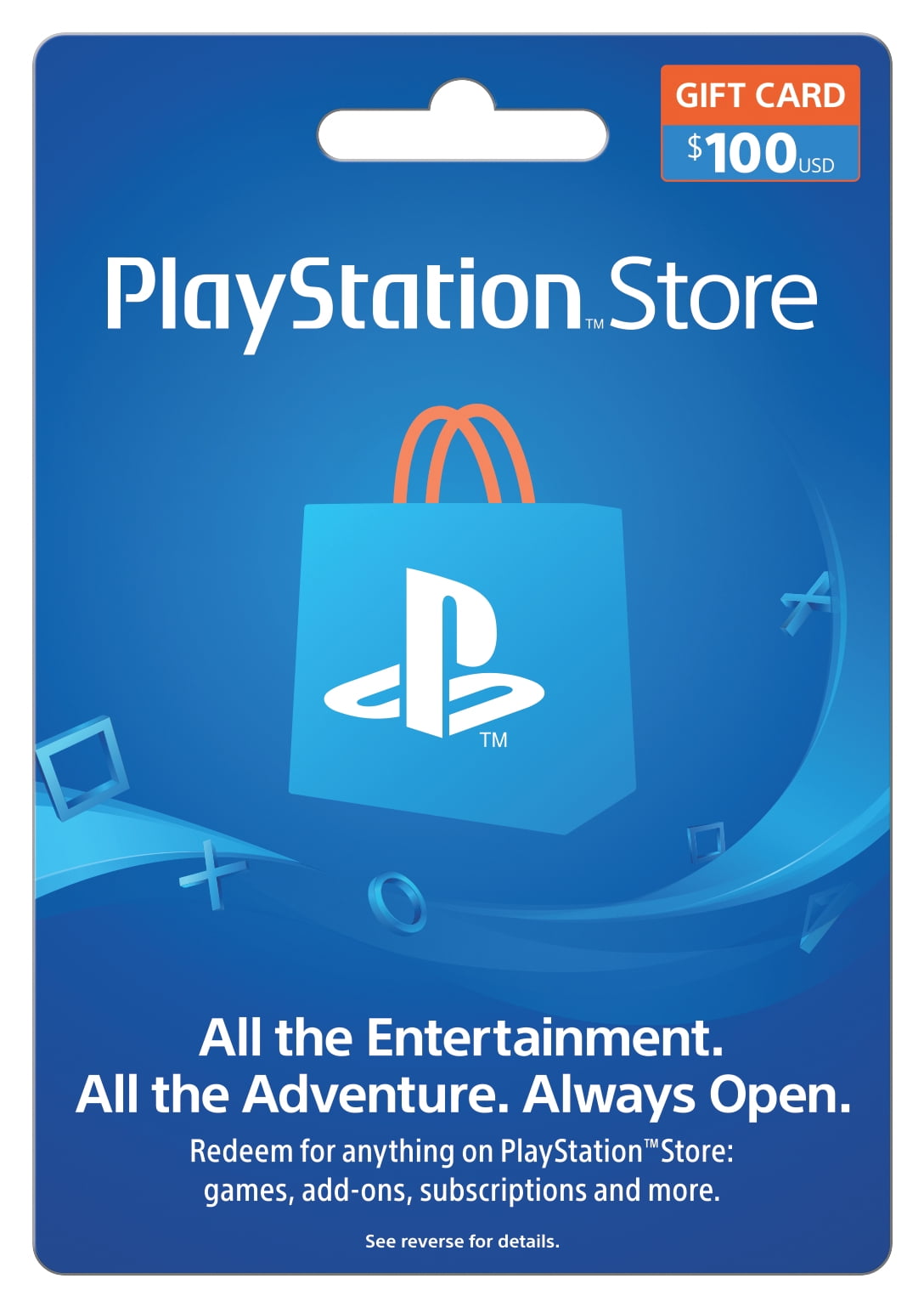 PlayStation Store $100 Gift Card - Walmart.com
