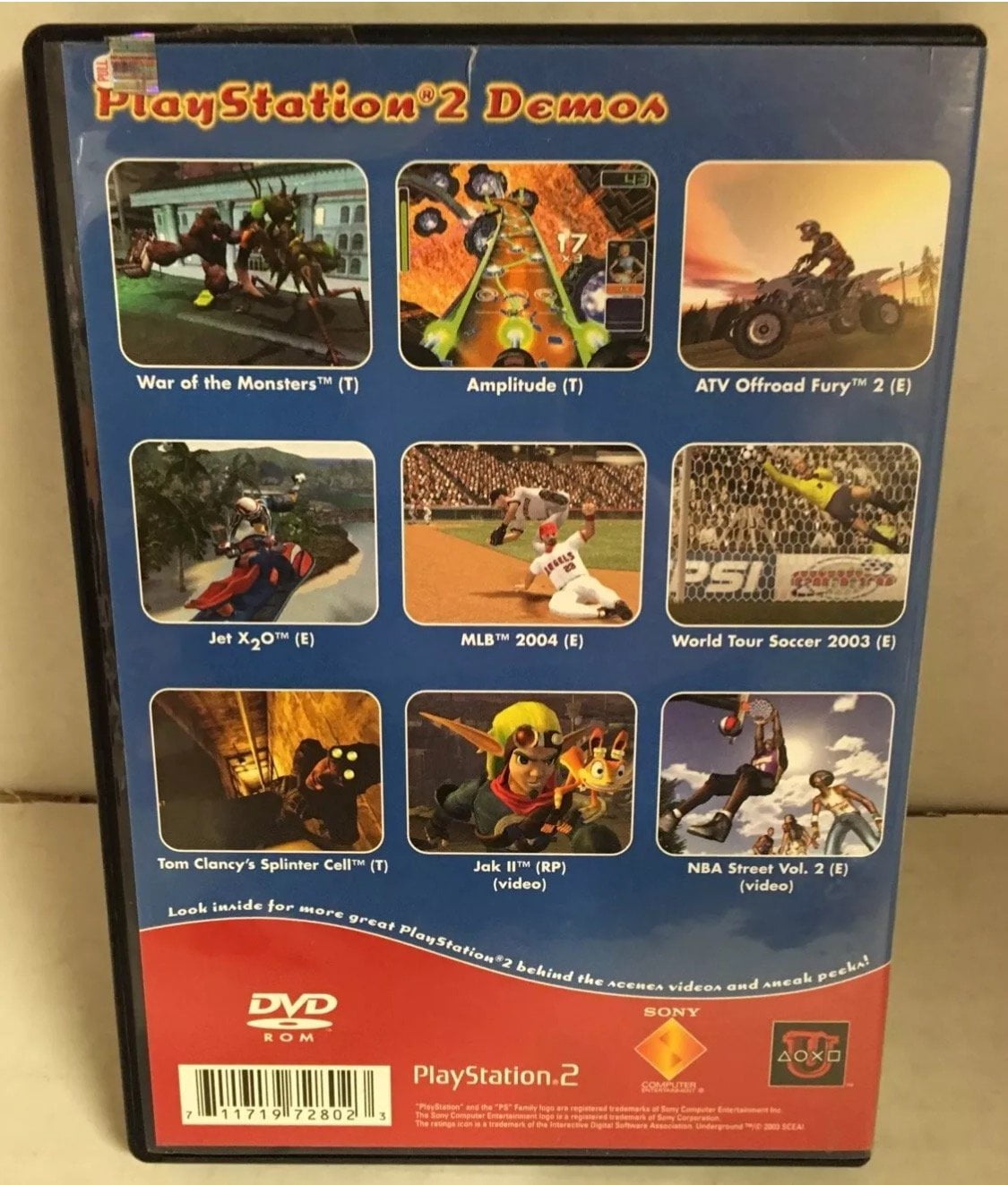 Pre-Owned PlayStation Underground Jampack: Summer 2003 Playstation 2 ...