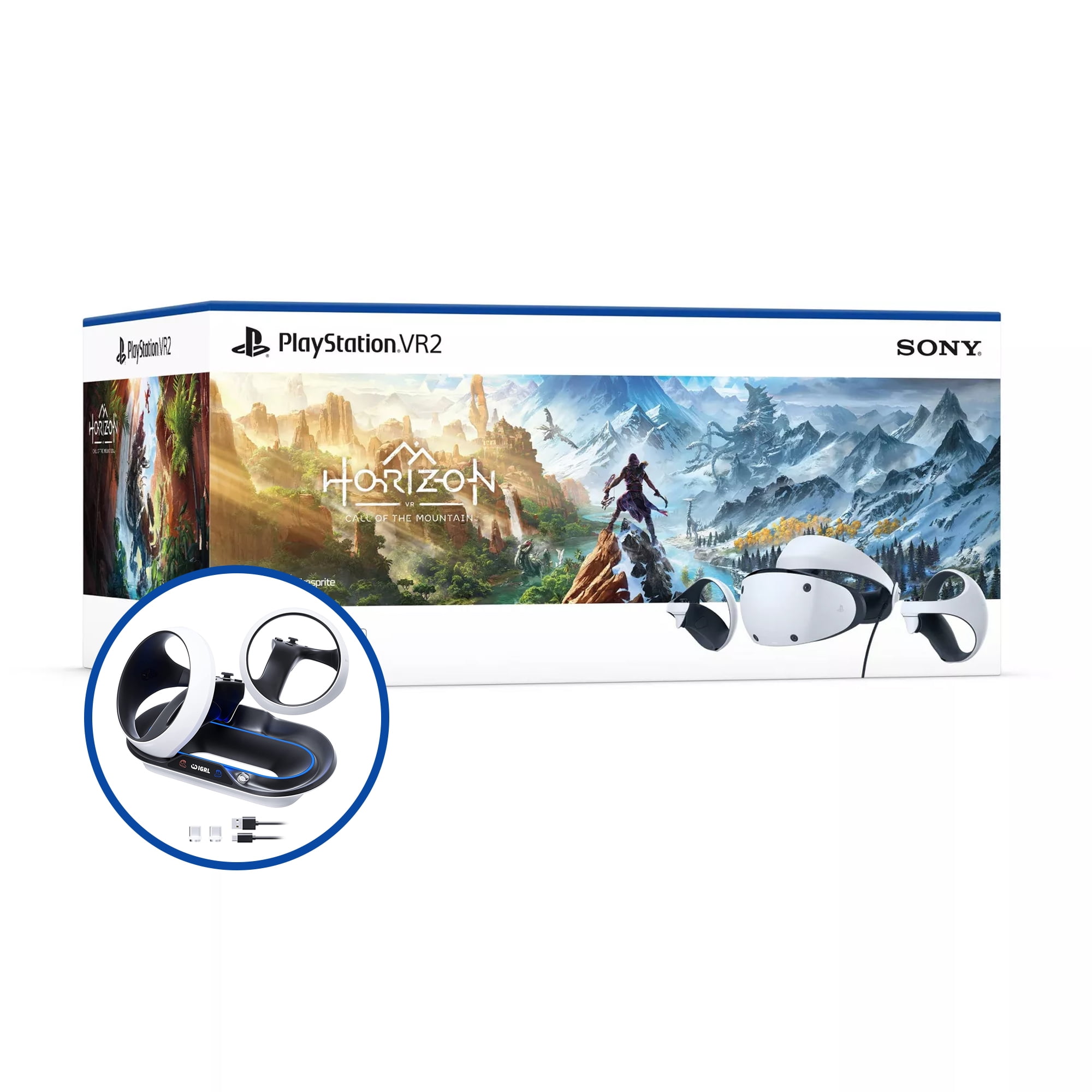 PlayStation VR2 Horizon Call of the Mountain bundle with VR2 Sense ...
