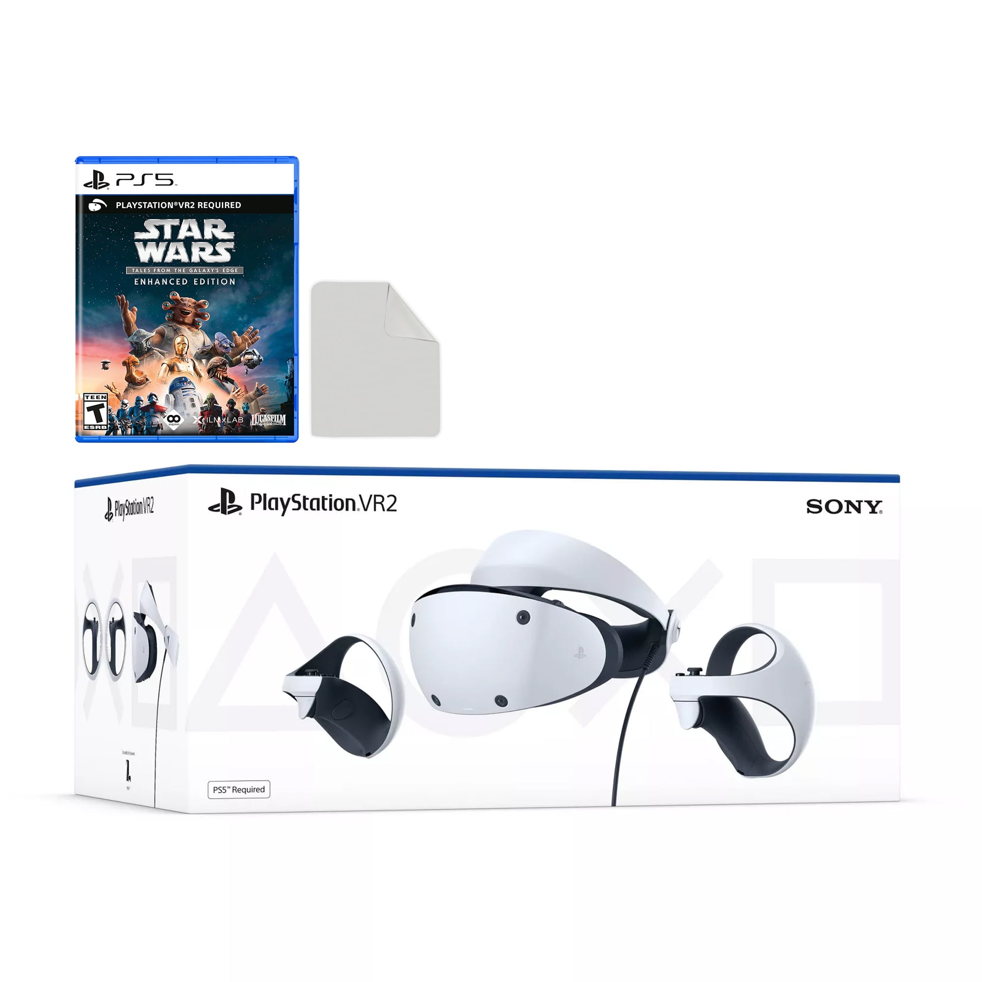 PlayStation VR2 bundle with Star Wars: Tales from the Galaxys Edge Enhanced Edition Game Disc ...