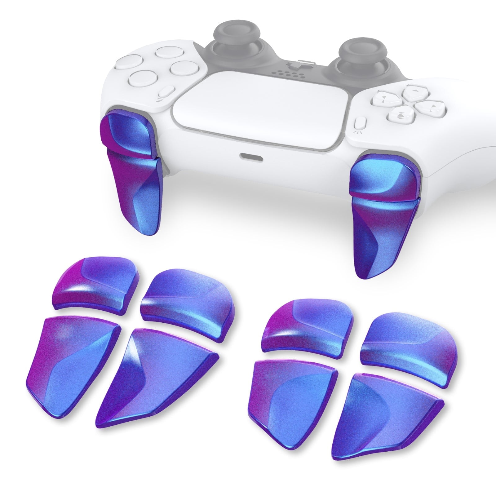 PlayVital 2 Pair Shoulder Buttons Extension Triggers for PS5 Controller ...