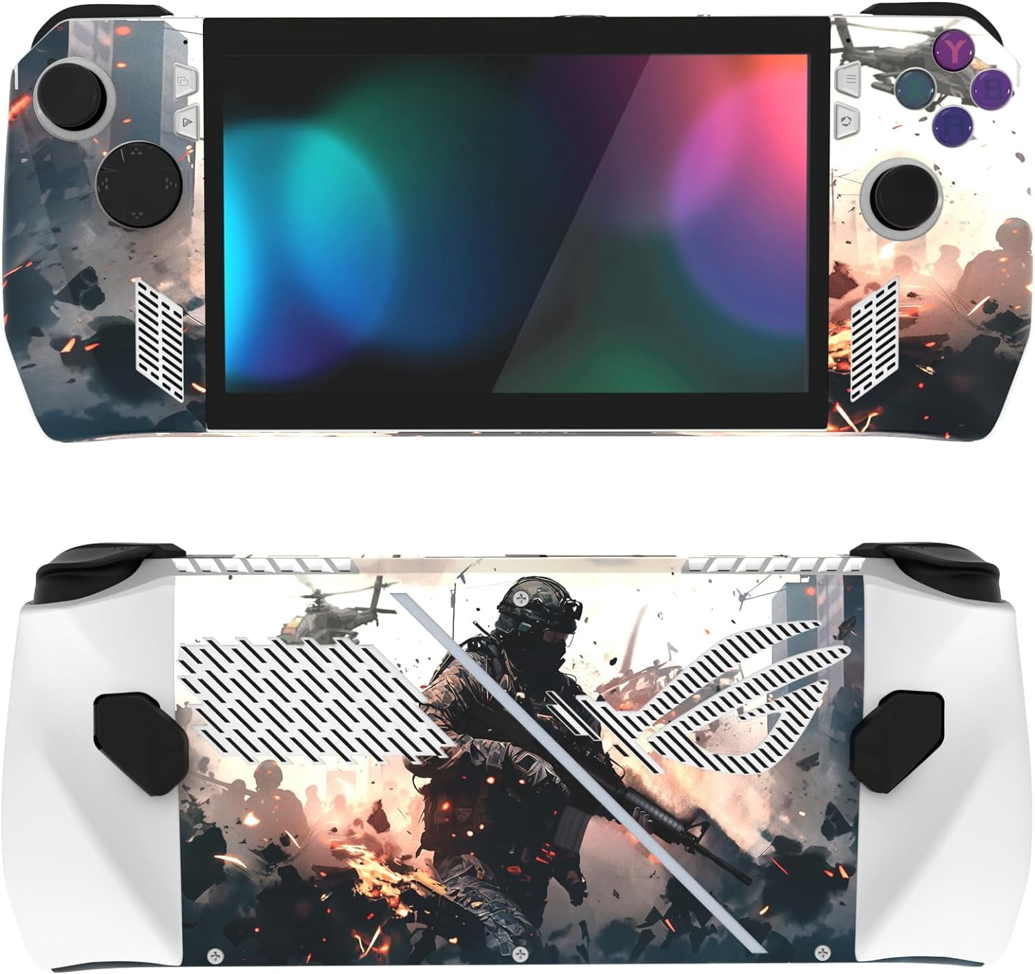 PlayVital 2 Set Protective Skin Decal for ROG Ally, Custom Stickers ...