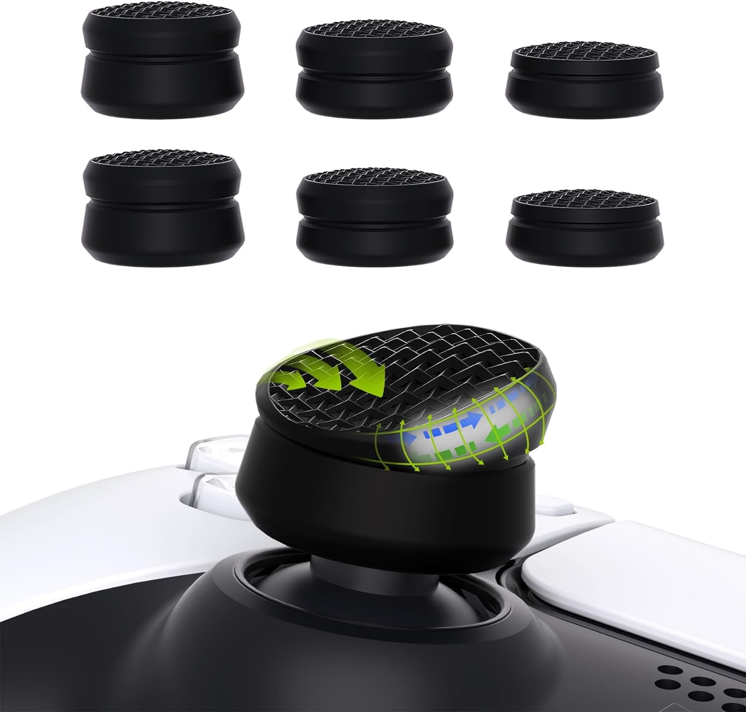 PlayVital 3 Height Armor Thumbs Cushion Caps Thumb Grips for ps5, for ...