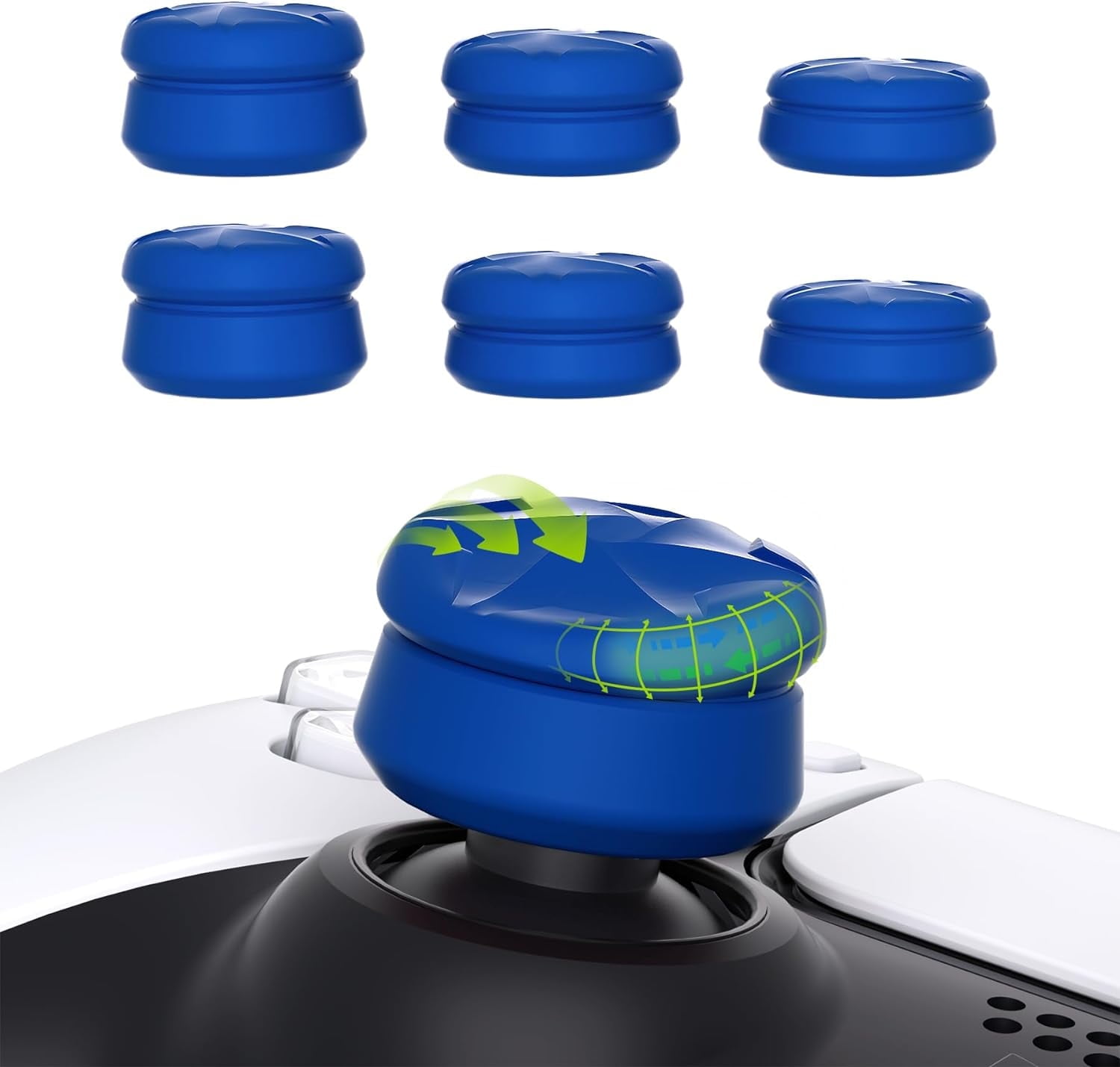 PlayVital 3 Height Razor Thumbs Cushion Caps Thumb Grips for ps5, for ...