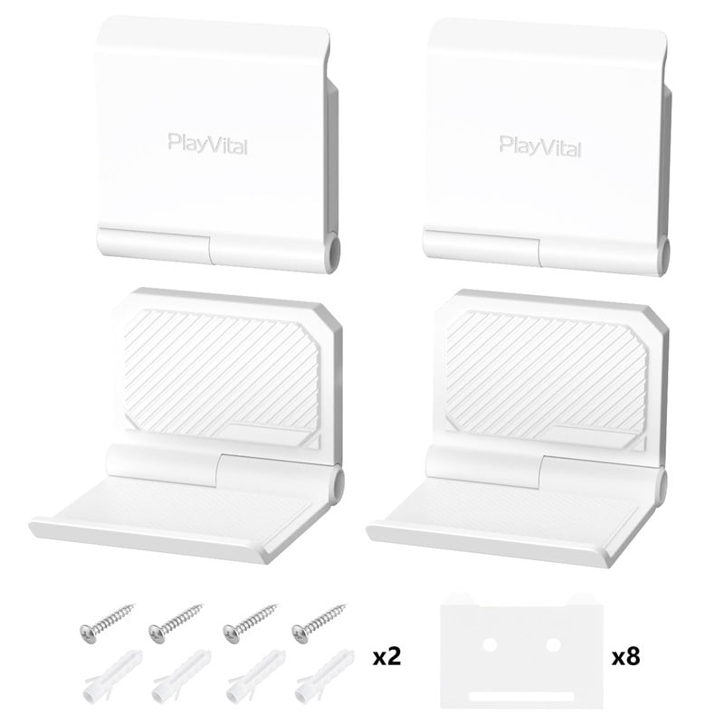 PlayVital 4 Set FOLD Controller Wall Mount for ps5/4, Gaming Headset ...