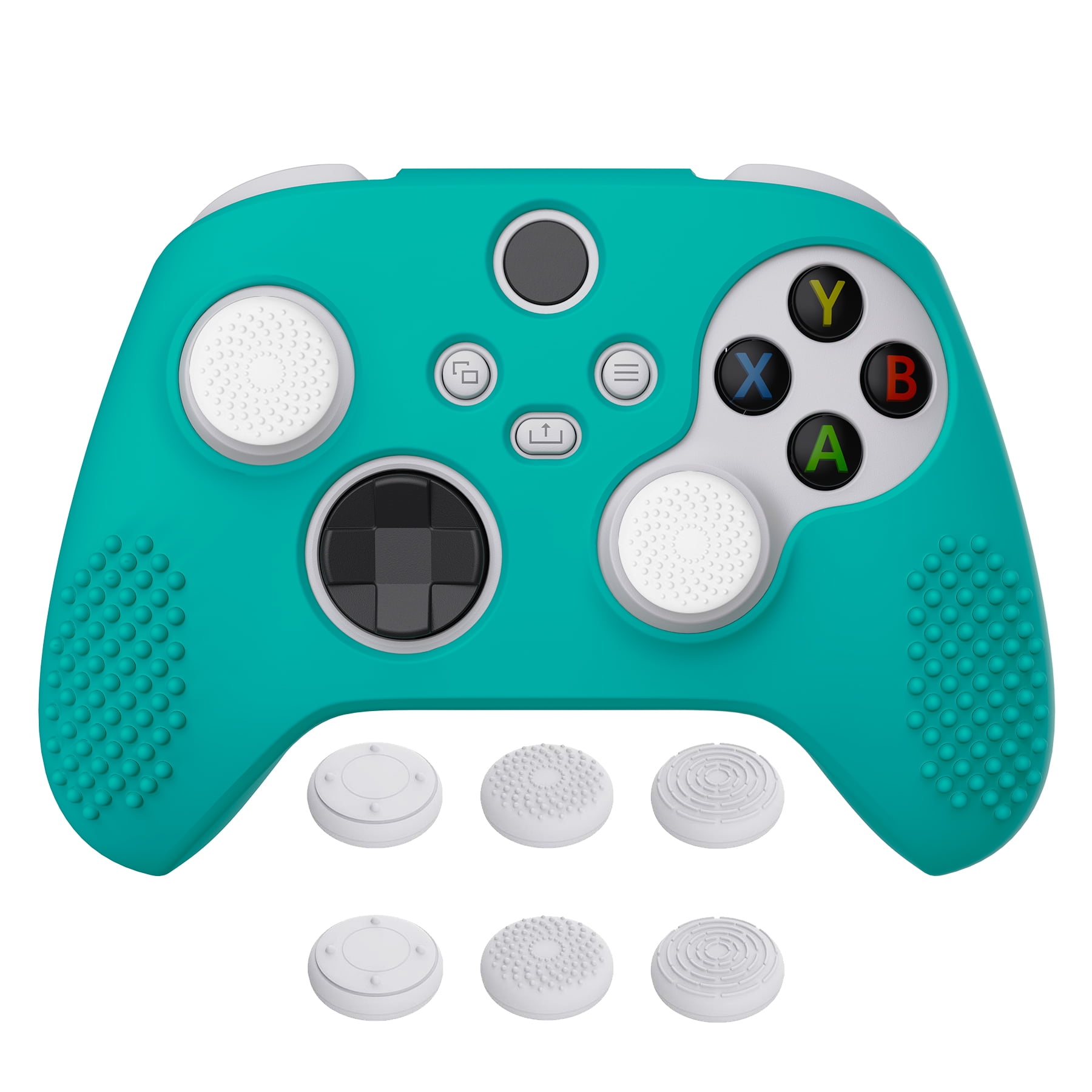 PlayVital Aqua Green 3D Studded Edition Anti-Slip Silicone Cover Skin ...