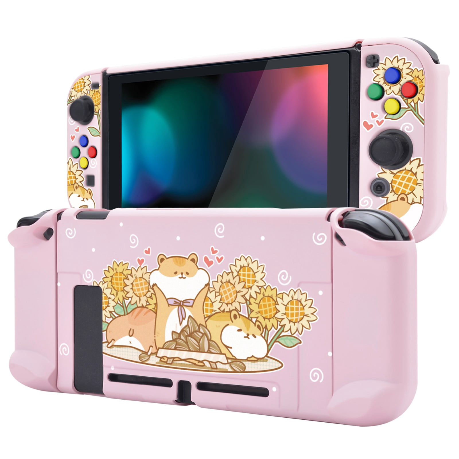 PlayVital Back Cover for Nintendo Switch Console, Separable Hard Shell ...