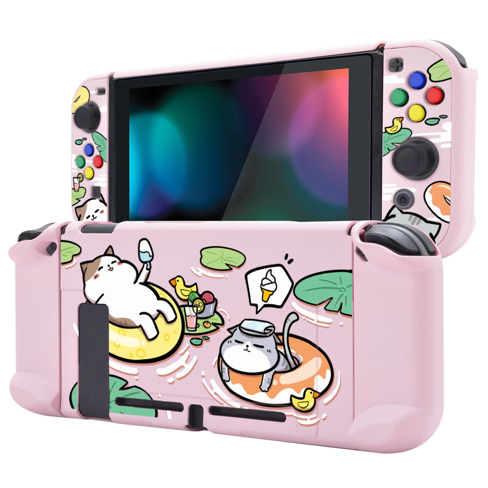 PlayVital Back Cover for Nintendo Switch Console, Separable Hard Shell ...