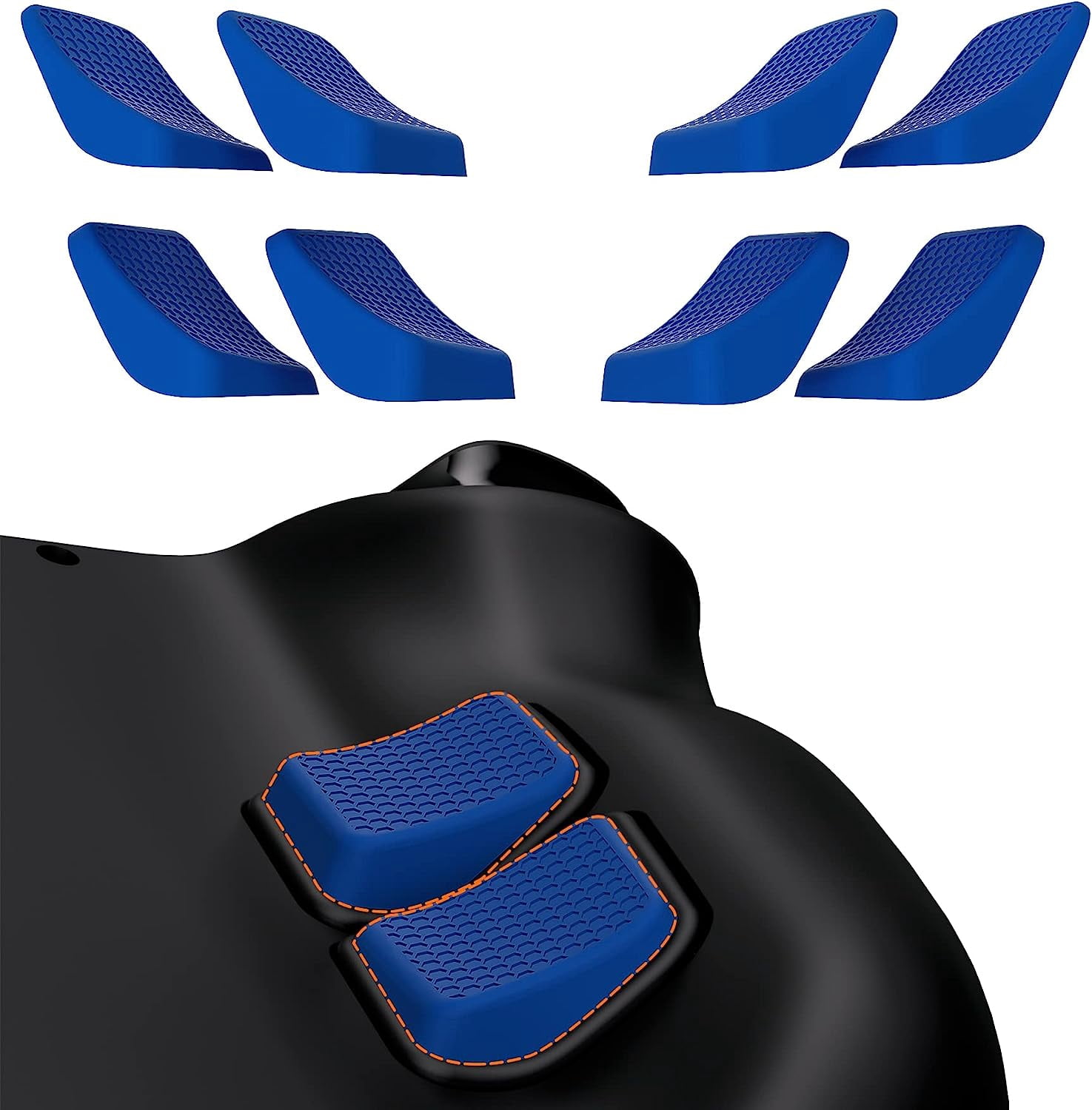PlayVital Blue Back Button Enhancement Set for Steam Deck, Grip ...