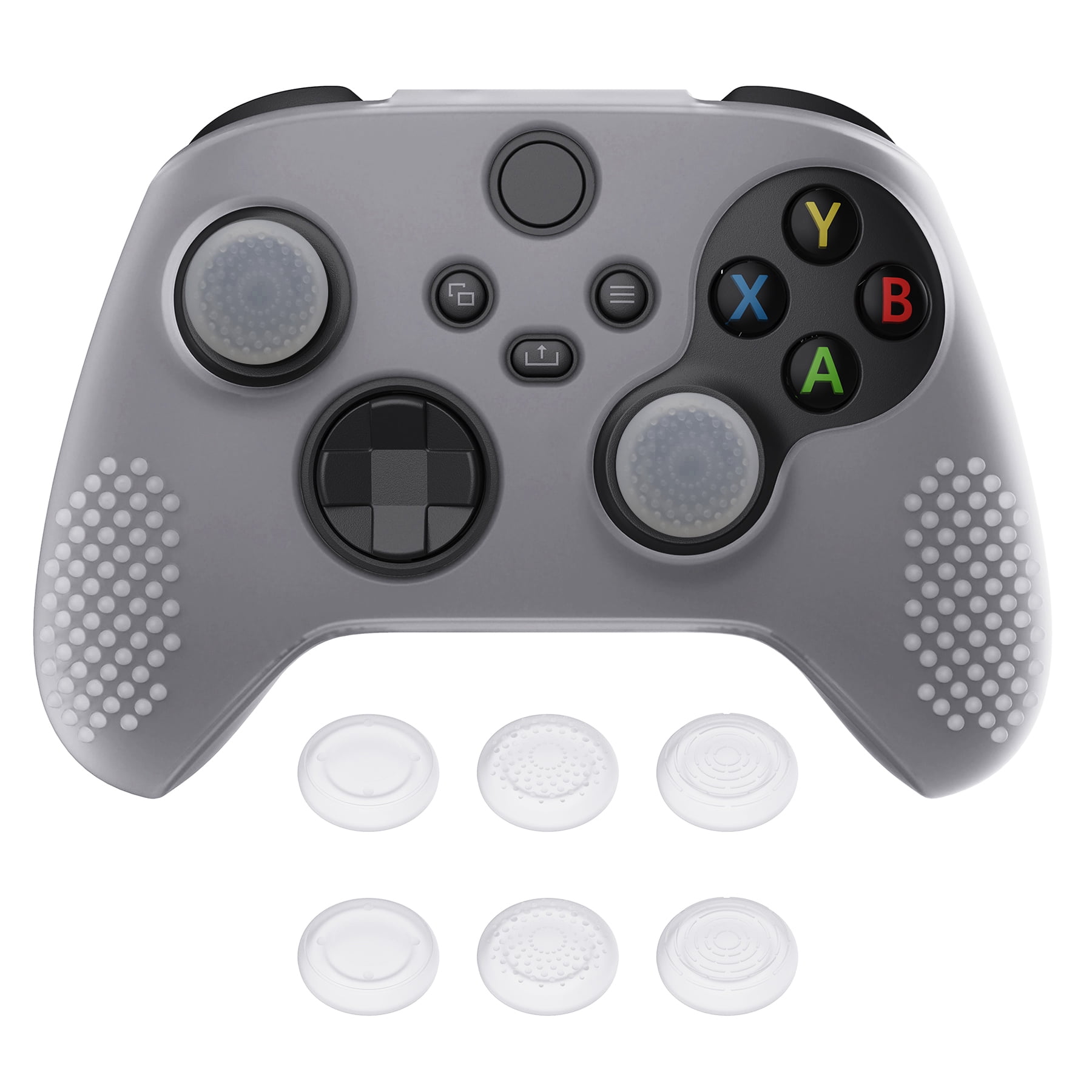 PlayVital Anti-slip Silicone Cover Skin for Xbox Series X/S, 3D Studded ...