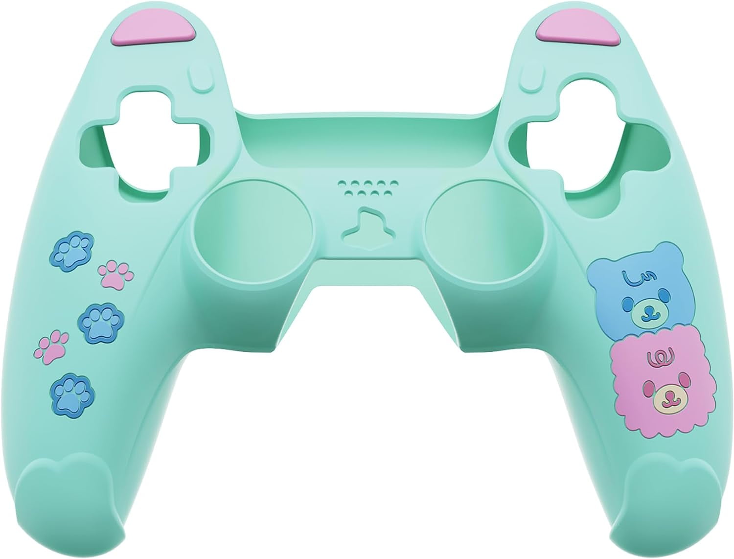 PlayVital Cute Bear Controller Silicone Case for ps5, Kawaii Controller ...