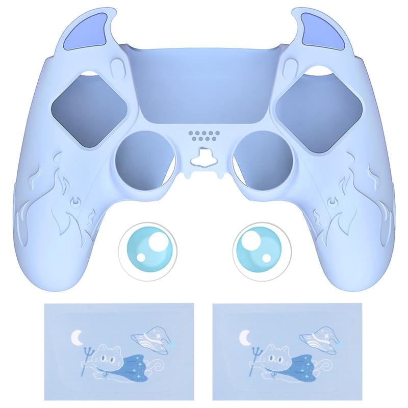 PlayVital Cute Demon Controller Silicone Case for ps5, Kawaii ...