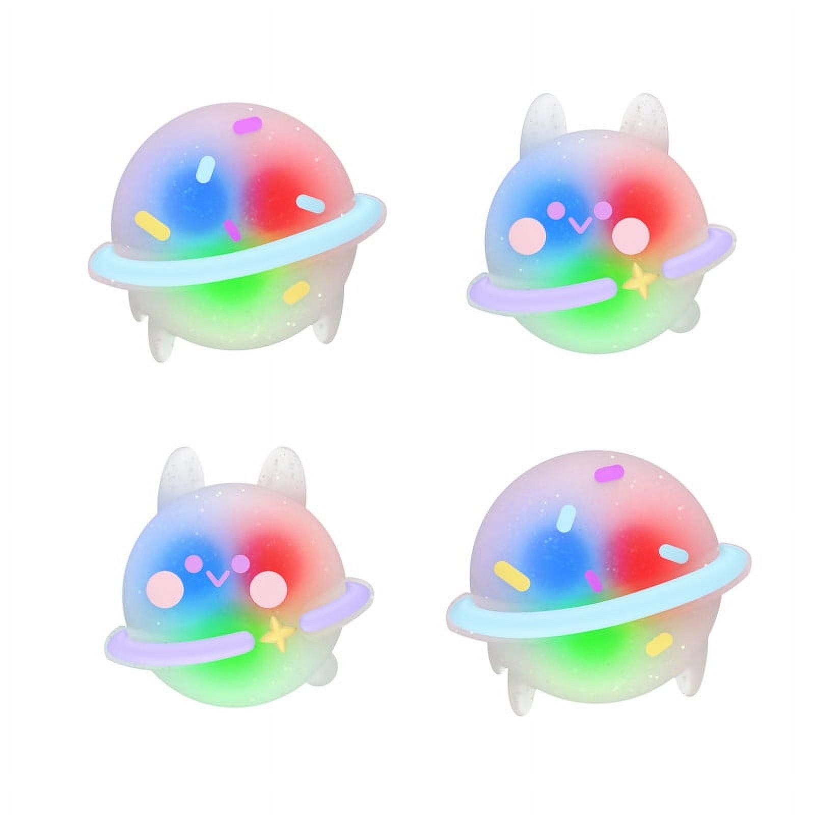 PlayVital Cute Universal Illuminated LED Thumbstick Grips for ps5, for ...