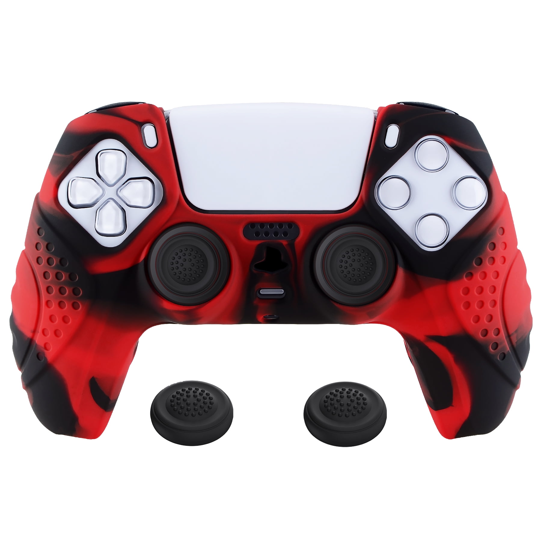 PlayVital Guardian Edition Ergonomic Soft Anti-Slip Silicone Case Cover ...