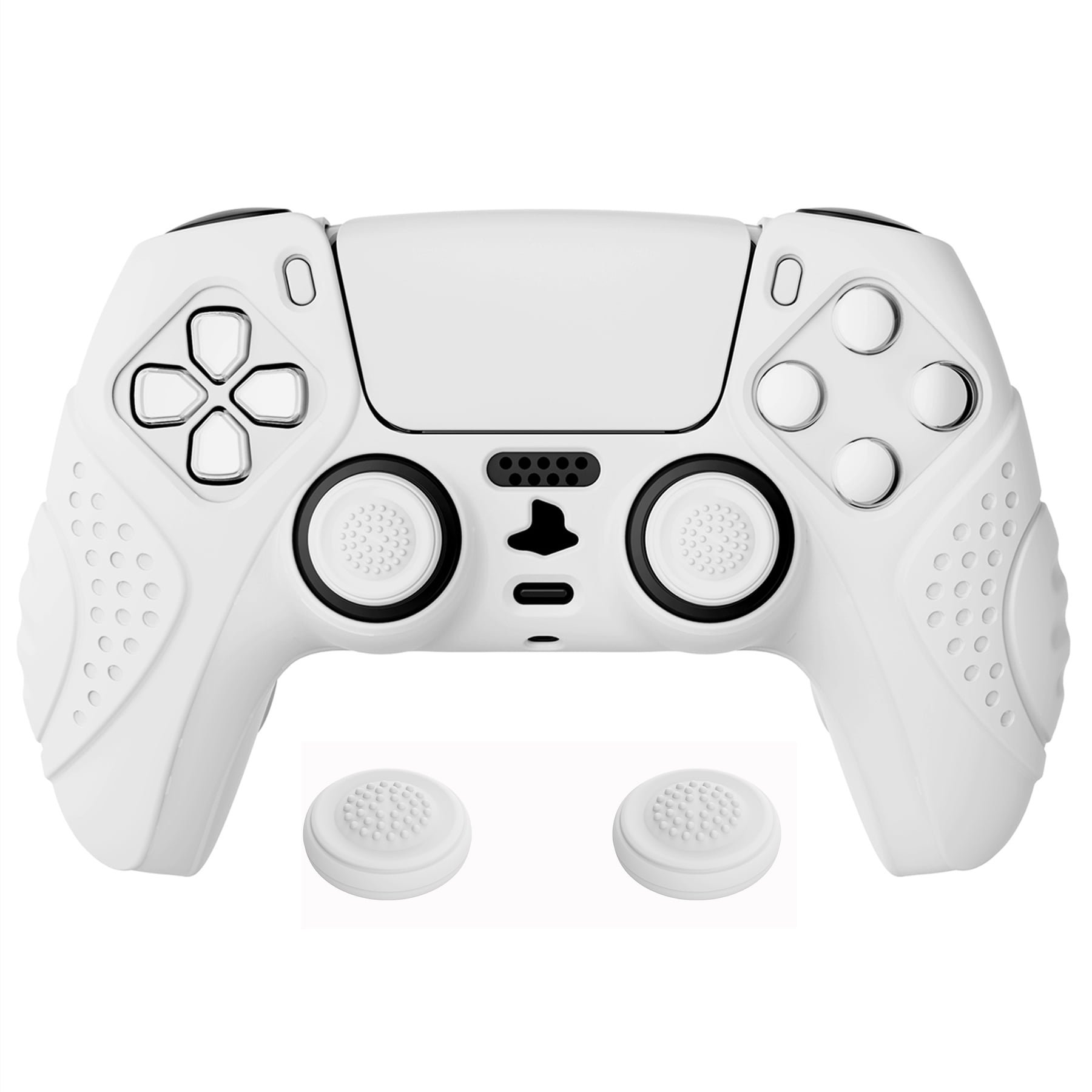 PlayVital Guardian Edition White Ergonomic Soft Anti-Slip Controller ...