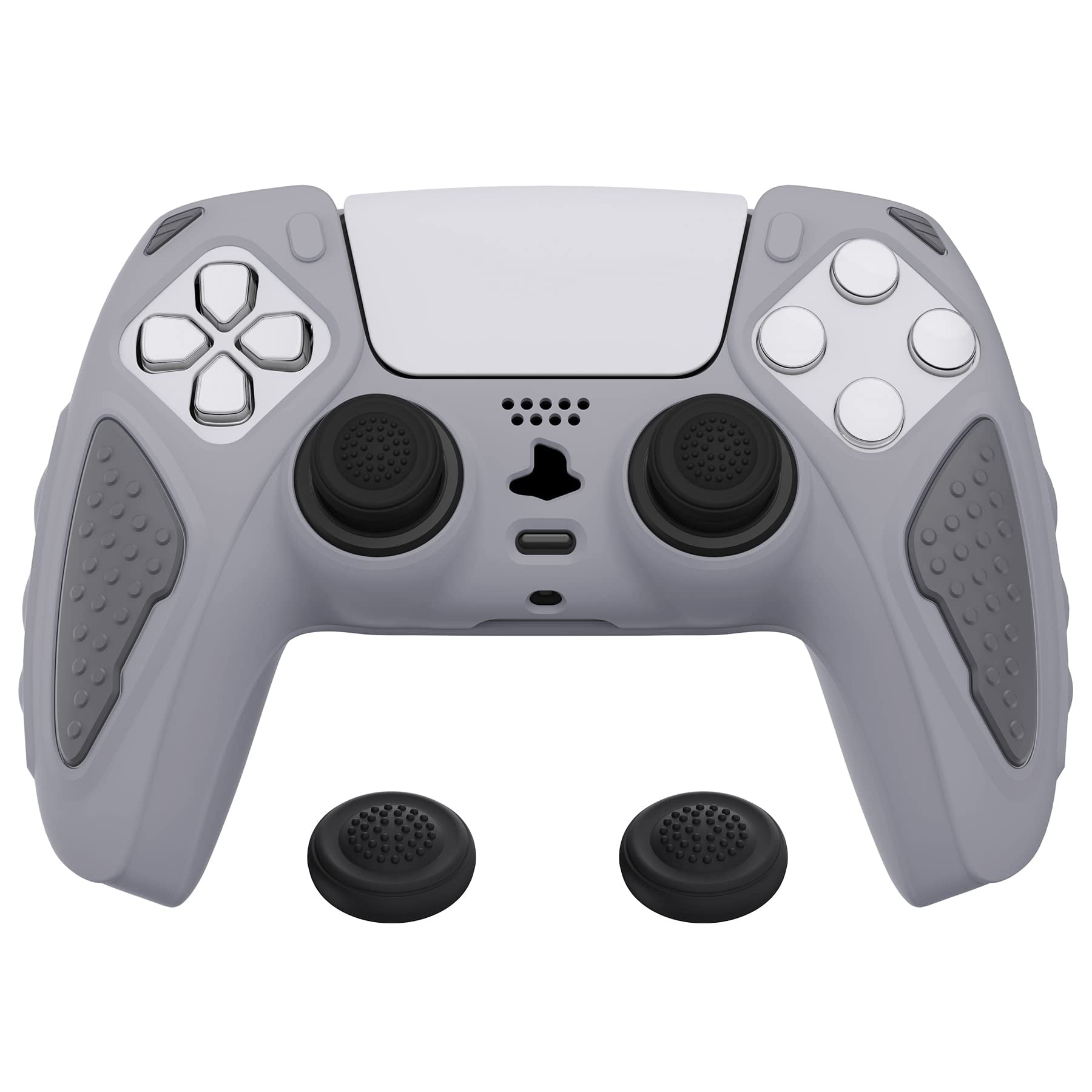 PlayVital Knight Edition Metallic Gray & Dark Gray Two Tone Anti-Slip ...