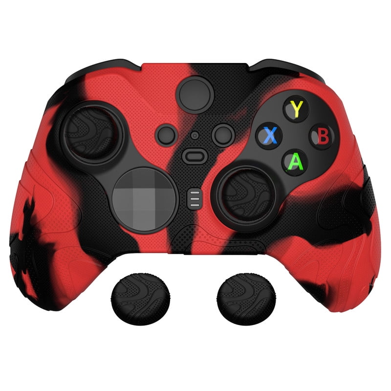 PlayVital Red Black Mountain Range Edition Silicone Cover Anti-Slip ...