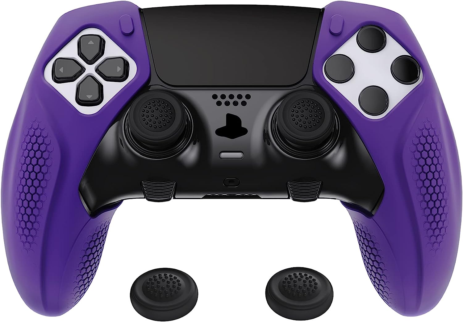 PlayVital Ninja Edition Anti-Slip Half-Covered Silicone Cover Skin for ...