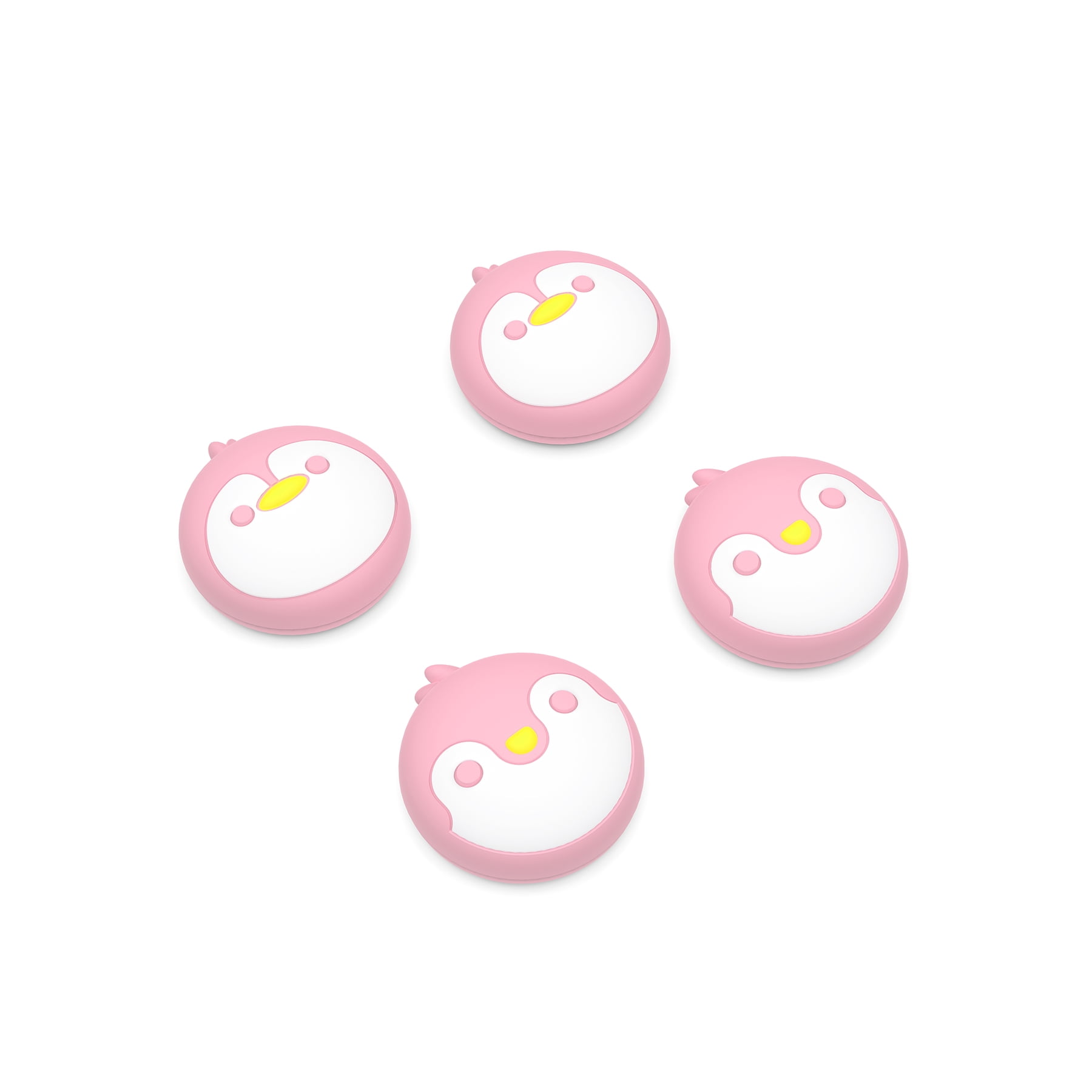 PlayVital Penguin Cute Thumb Grip Caps for ps5/4 Controller, Silicone ...