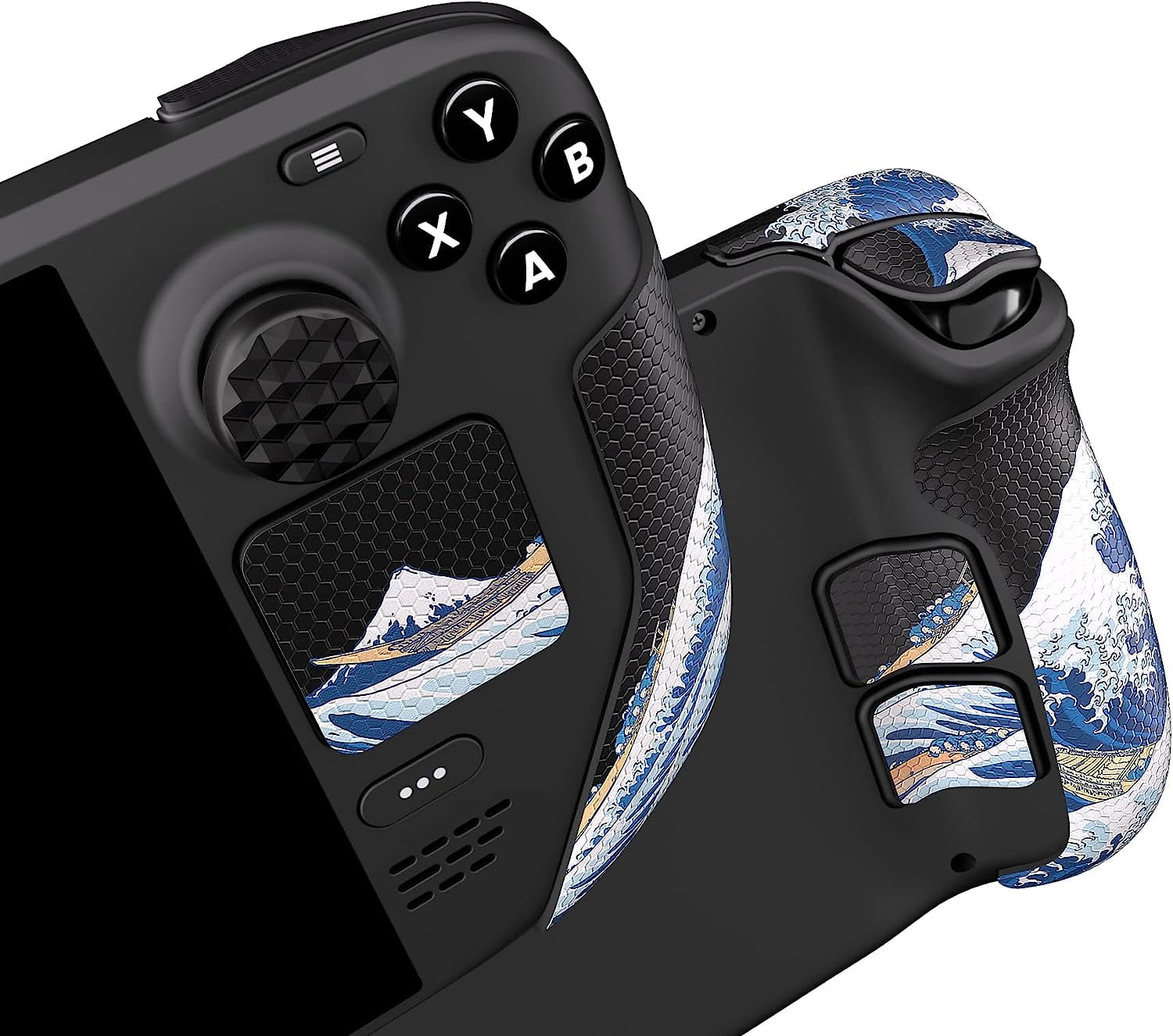 PlayVital Professional Textured Soft Rubber Pads Handle Grips for Steam ...