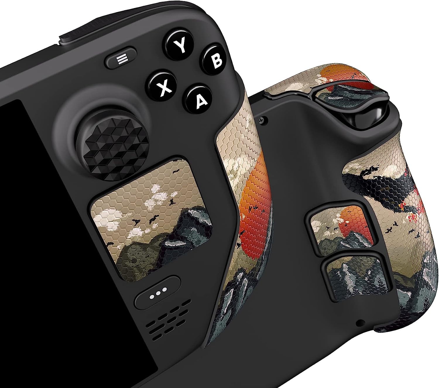 PlayVital Professional Textured Soft Rubber Pads Handle Grips for Steam ...