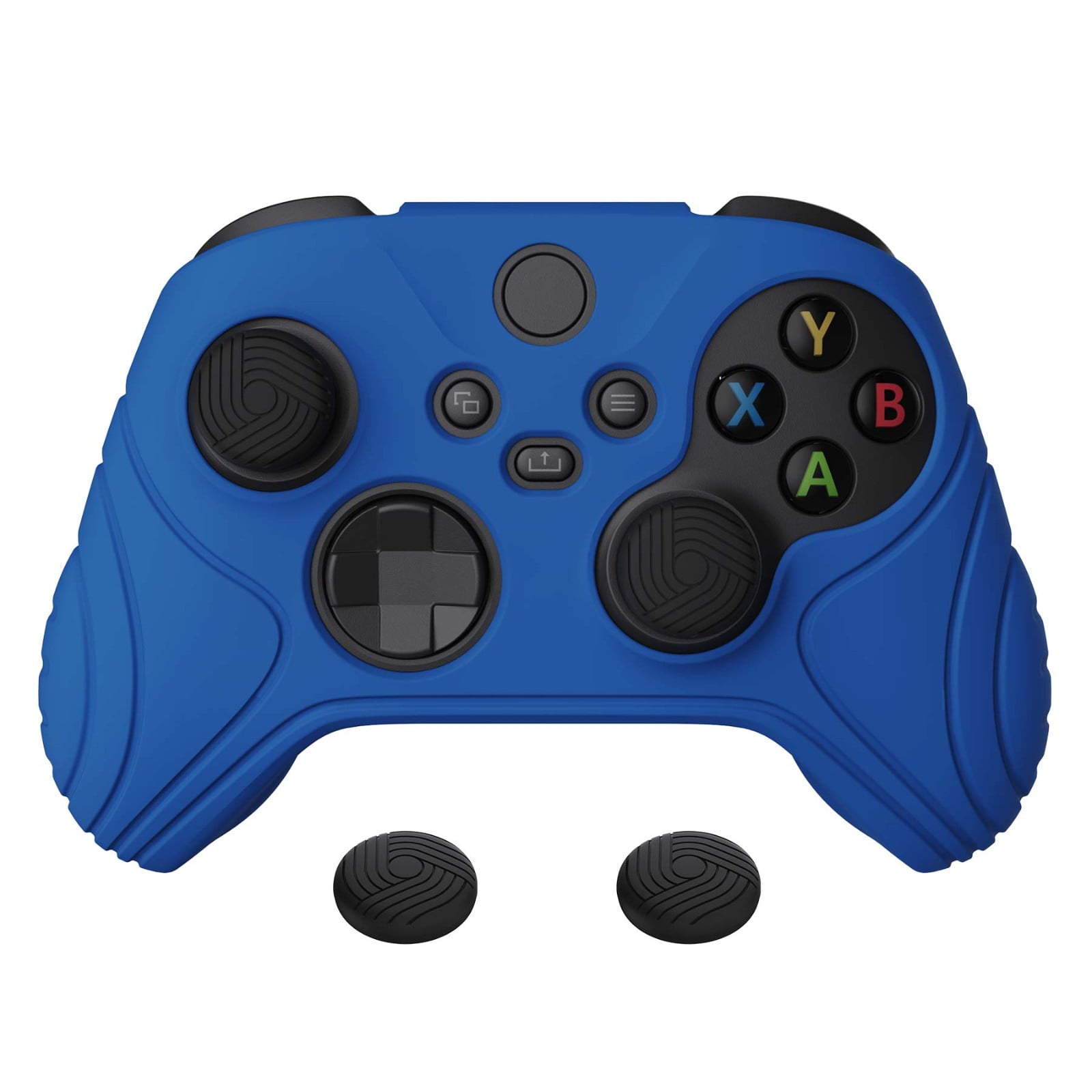 PlayVital Samurai Edition Blue Anti-slip Controller Grip Silicone Skin ...